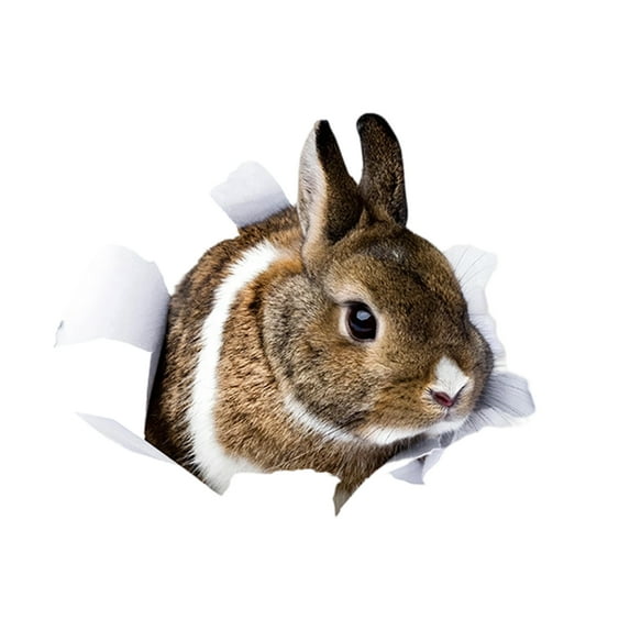 Creative Easter Wall Stickers,Festive 3D Breakthrough Stickers Easter ...