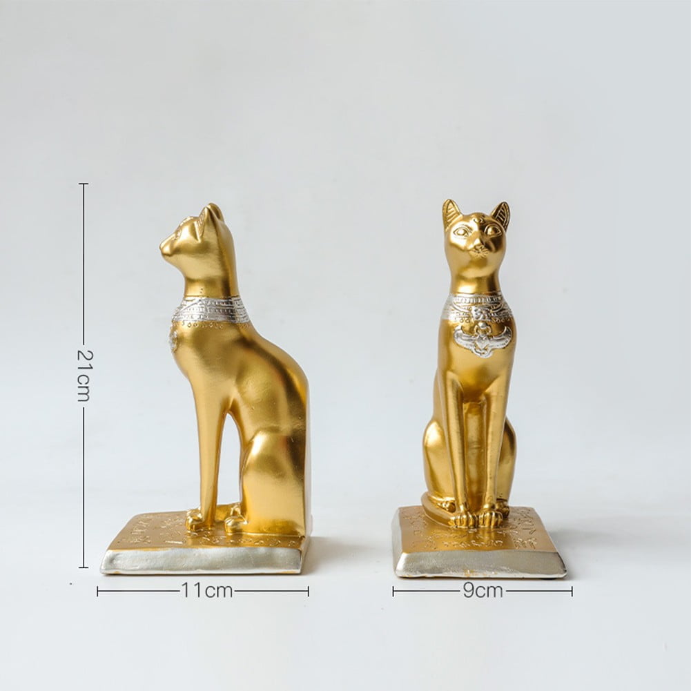 Creative Egyptian Bastet Collectible Figurine Cat Goddess Statue Candle ...