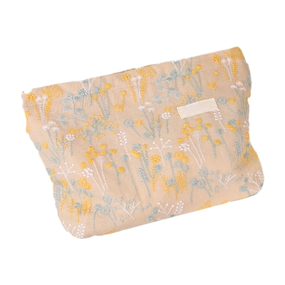 Creative Embroidered Makeup Case Easy to Carry Polyester Cosmetic Bag ...