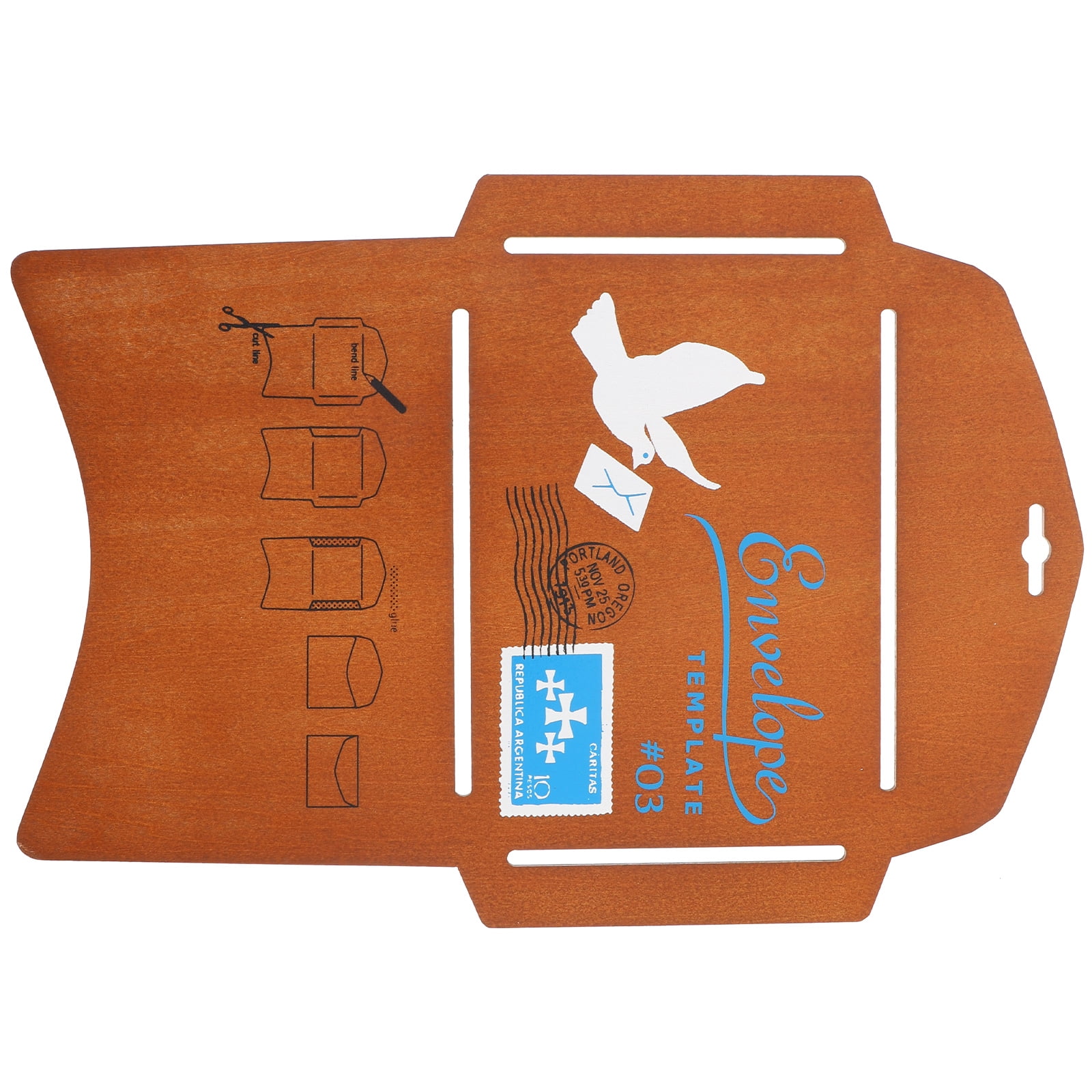 Creative Envelope Wood Template Envelope Diy Stenicl Envelope Stencil ...