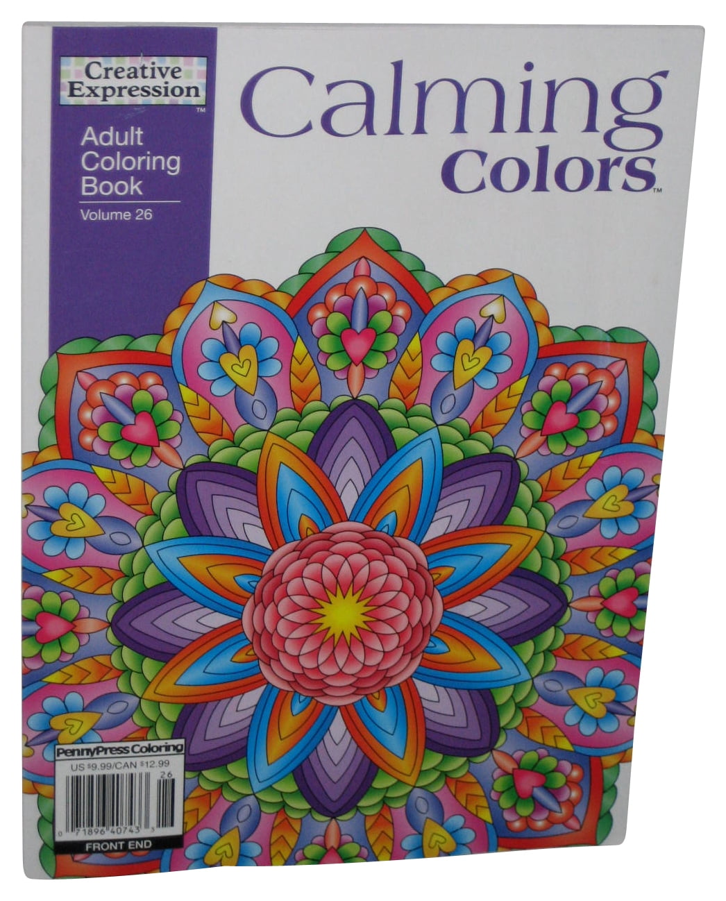 Creative Expression Calming Colors Adult Coloring Book Vol. 26 ...