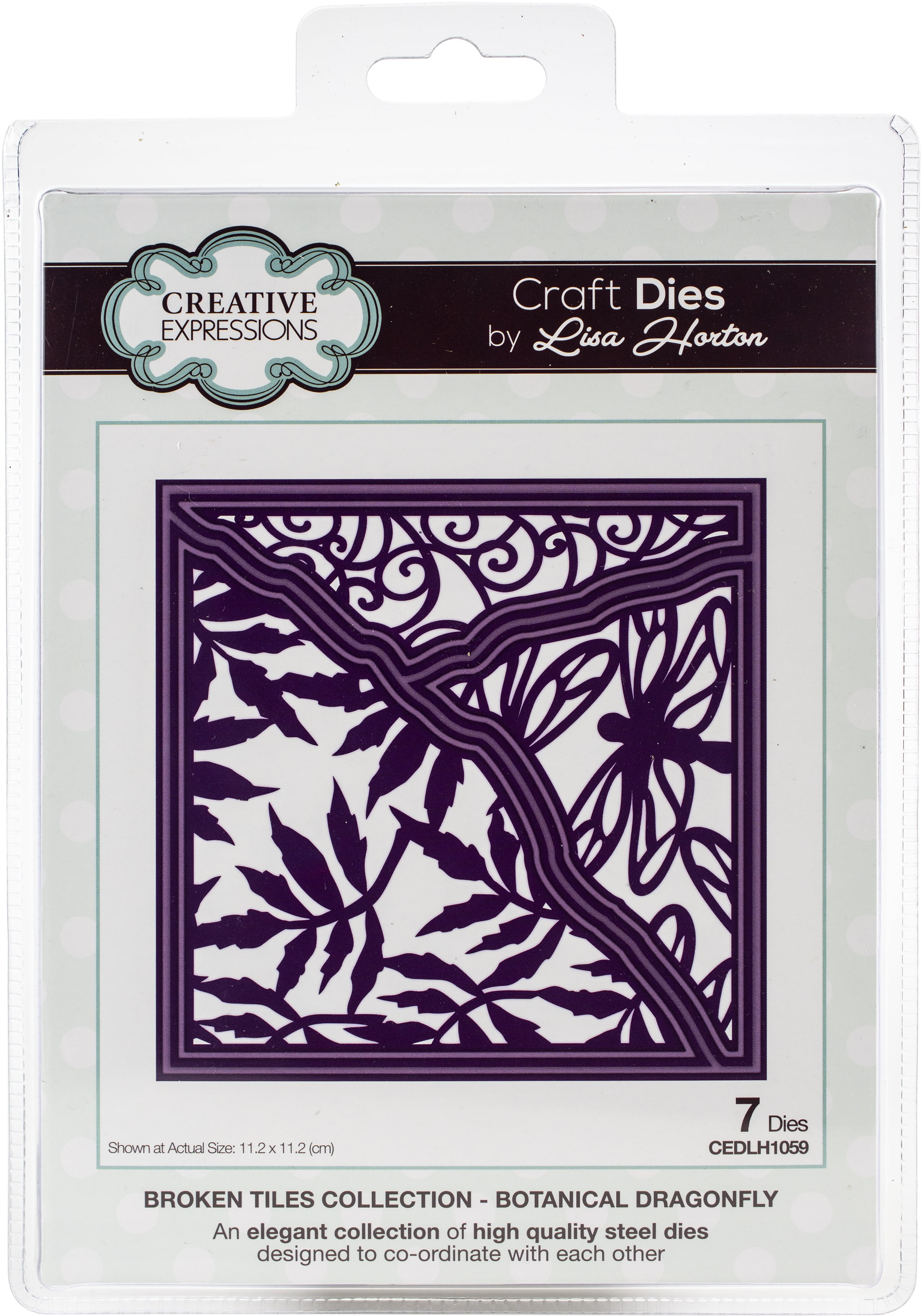 Creative Expressions Broken Tiles Craft Dies By Lisa Horton-Botanical ...
