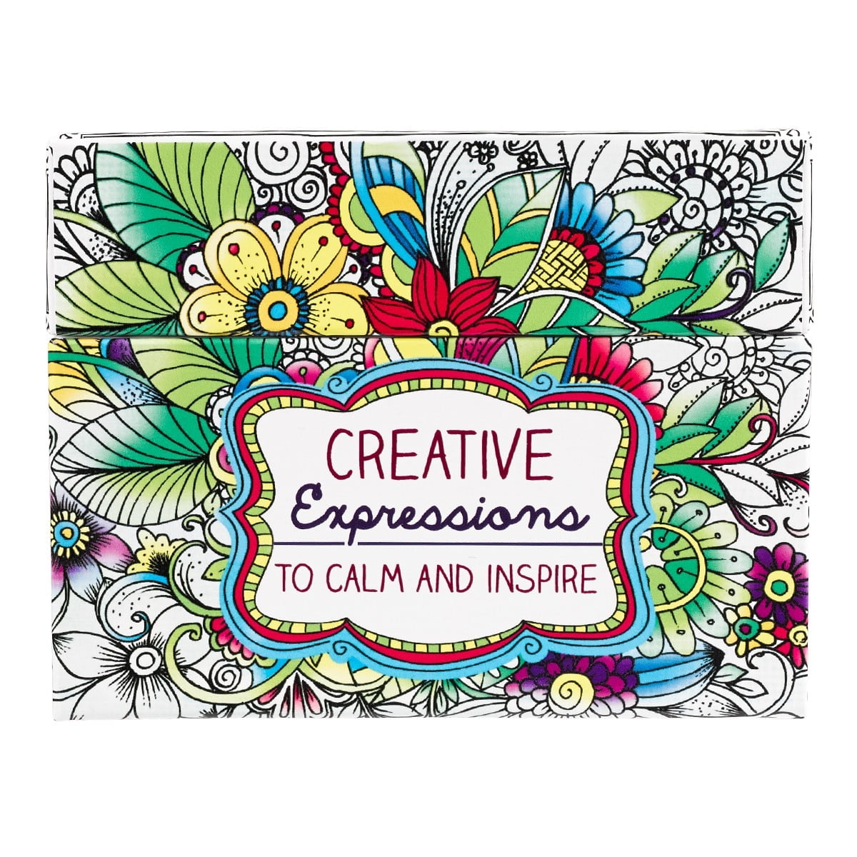 Creative Expressions Art Activity Coloring Cards - 44 Ink Postcards to ...