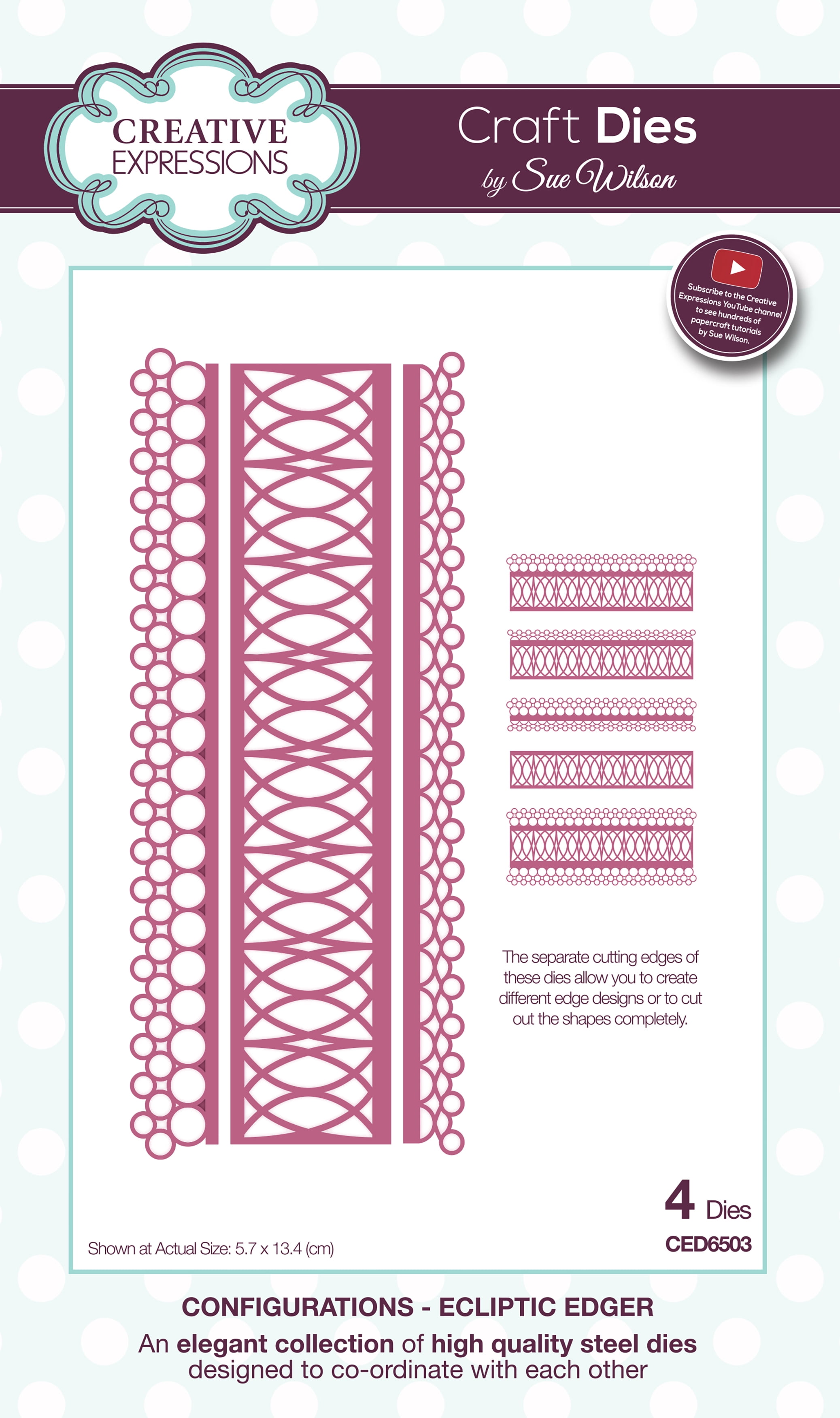 Creative Expressions Craft Dies By Sue Wilson-Configurations-Ecliptic ...