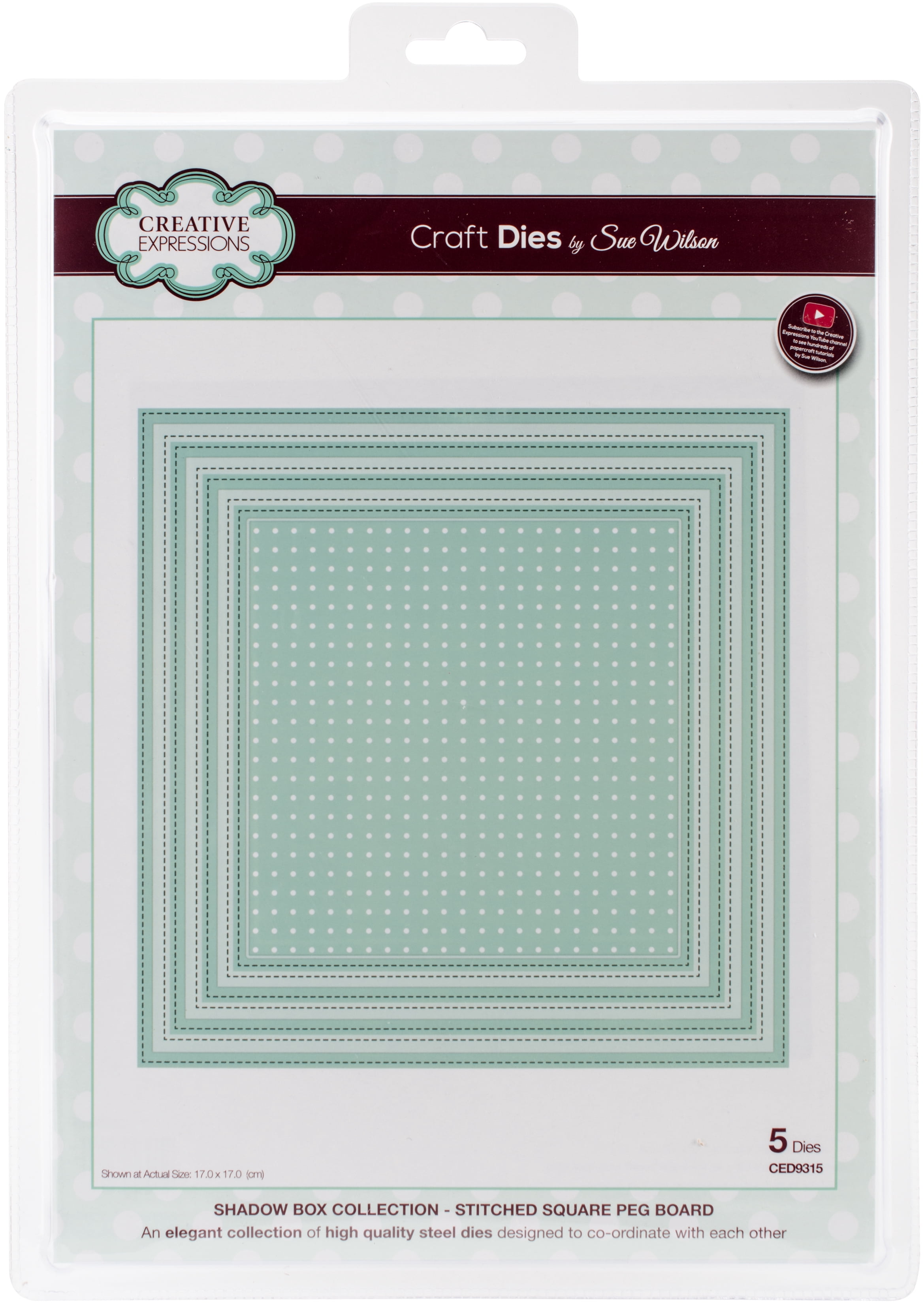 Creative Expressions Craft Dies By Sue Wilson-Shadow Boxes-Stitched ...