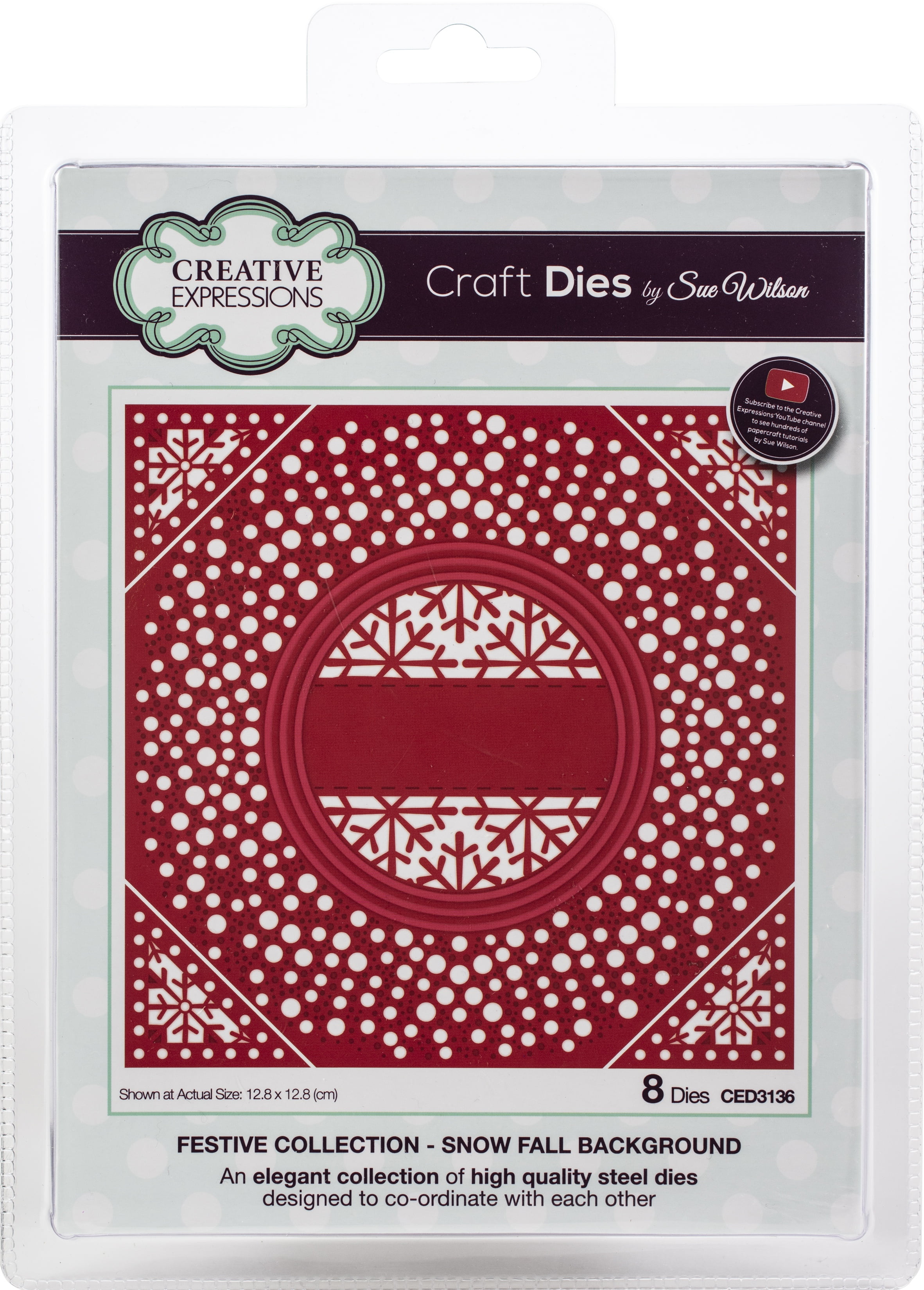 Creative Expressions Festive Craft Dies By Sue Wilson-Snow Fall ...