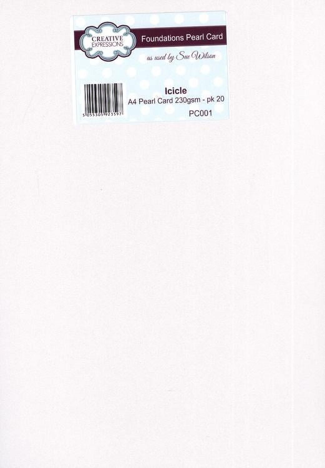 Creative Expressions Foundation A4 Pearl Cardstock 230gsm pk 20 ...