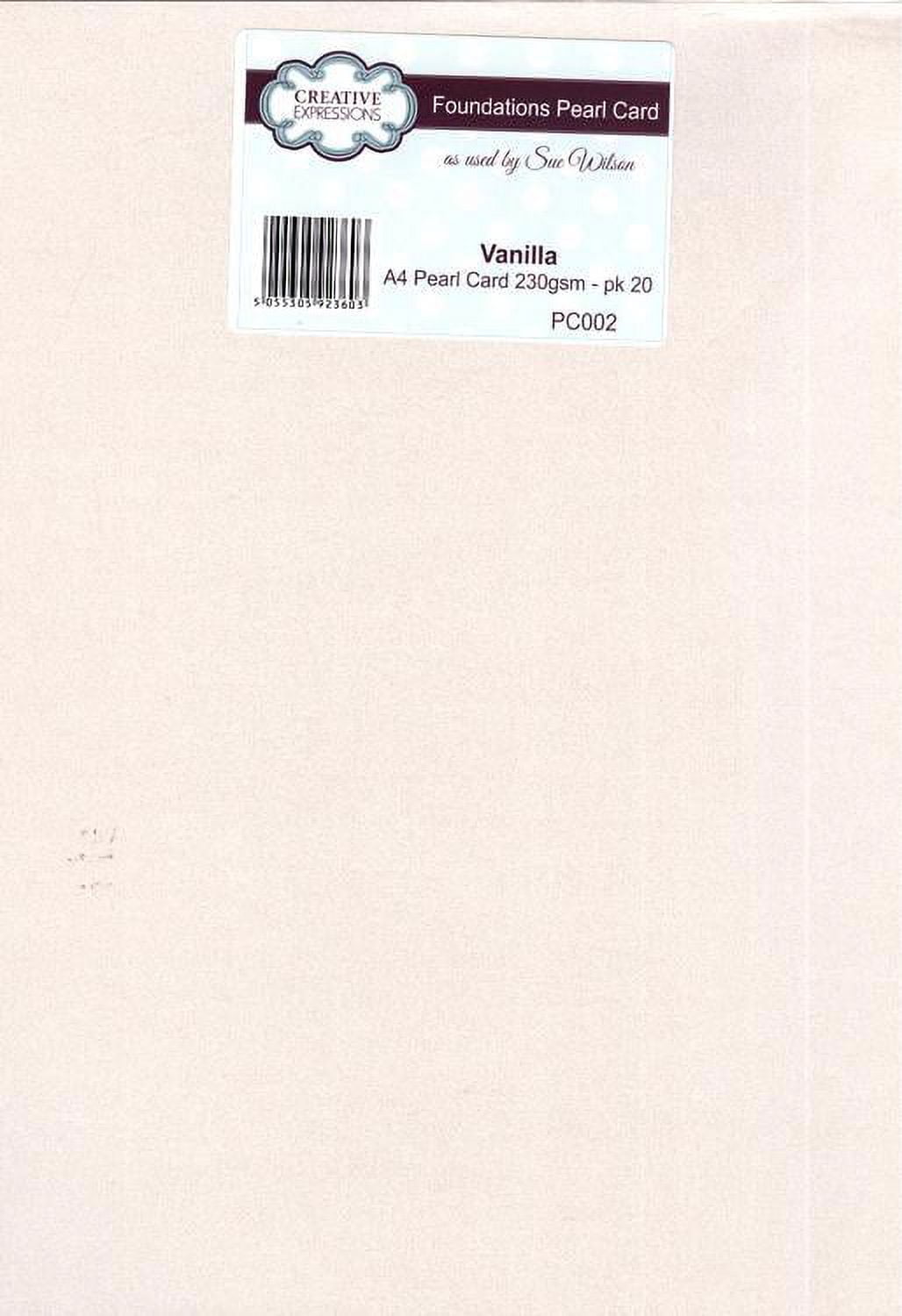 Creative Expressions Foundation A4 Pearl Cardstock 230gsm pk 20 ...