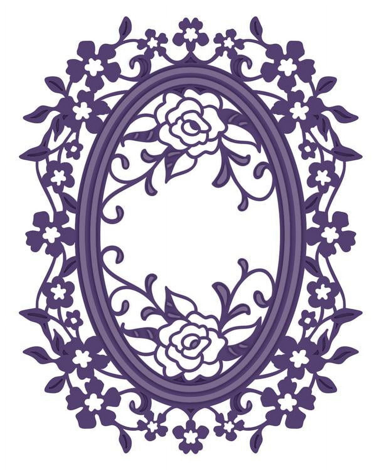 Creative Expressions Frames and Tags Collection Rose Oval - Walmart.com