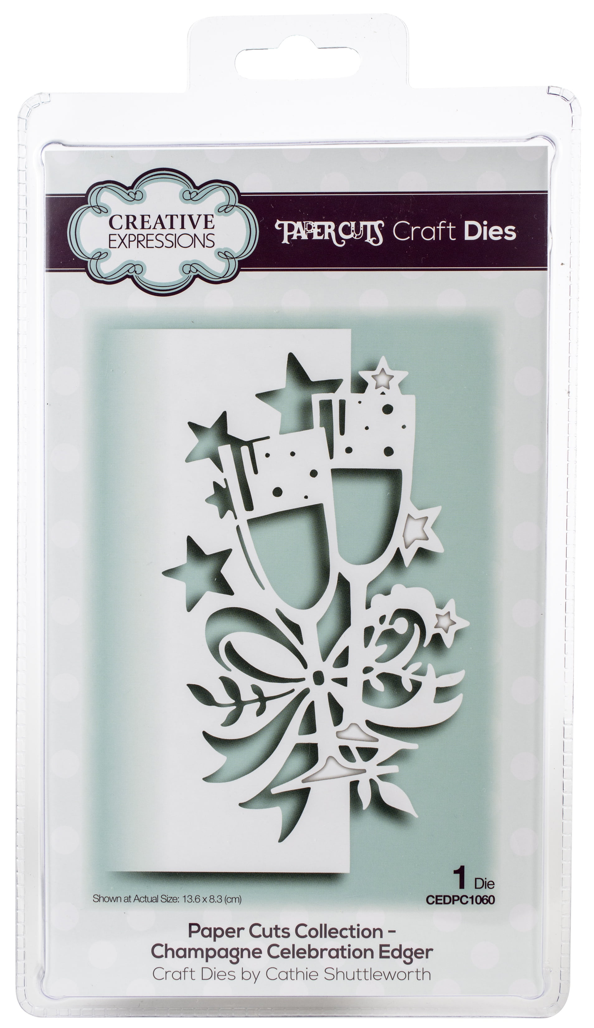Creative Expressions Paper Cuts Edger Craft Dies-Champagne - Walmart.com