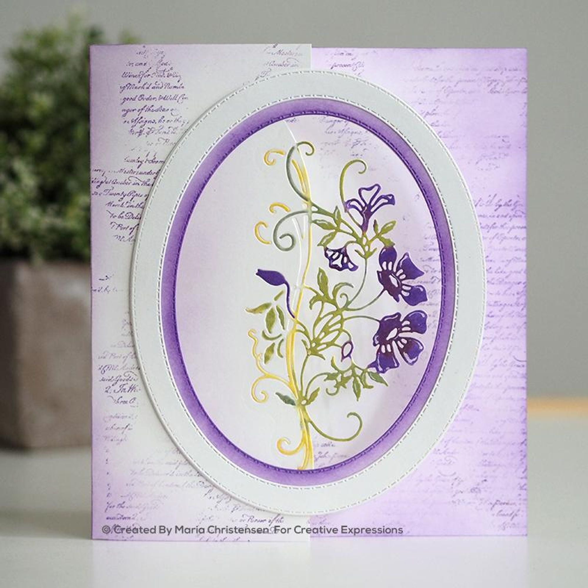 Creative Expressions Paper Cuts Edger Craft Dies-Climbing Clematis ...