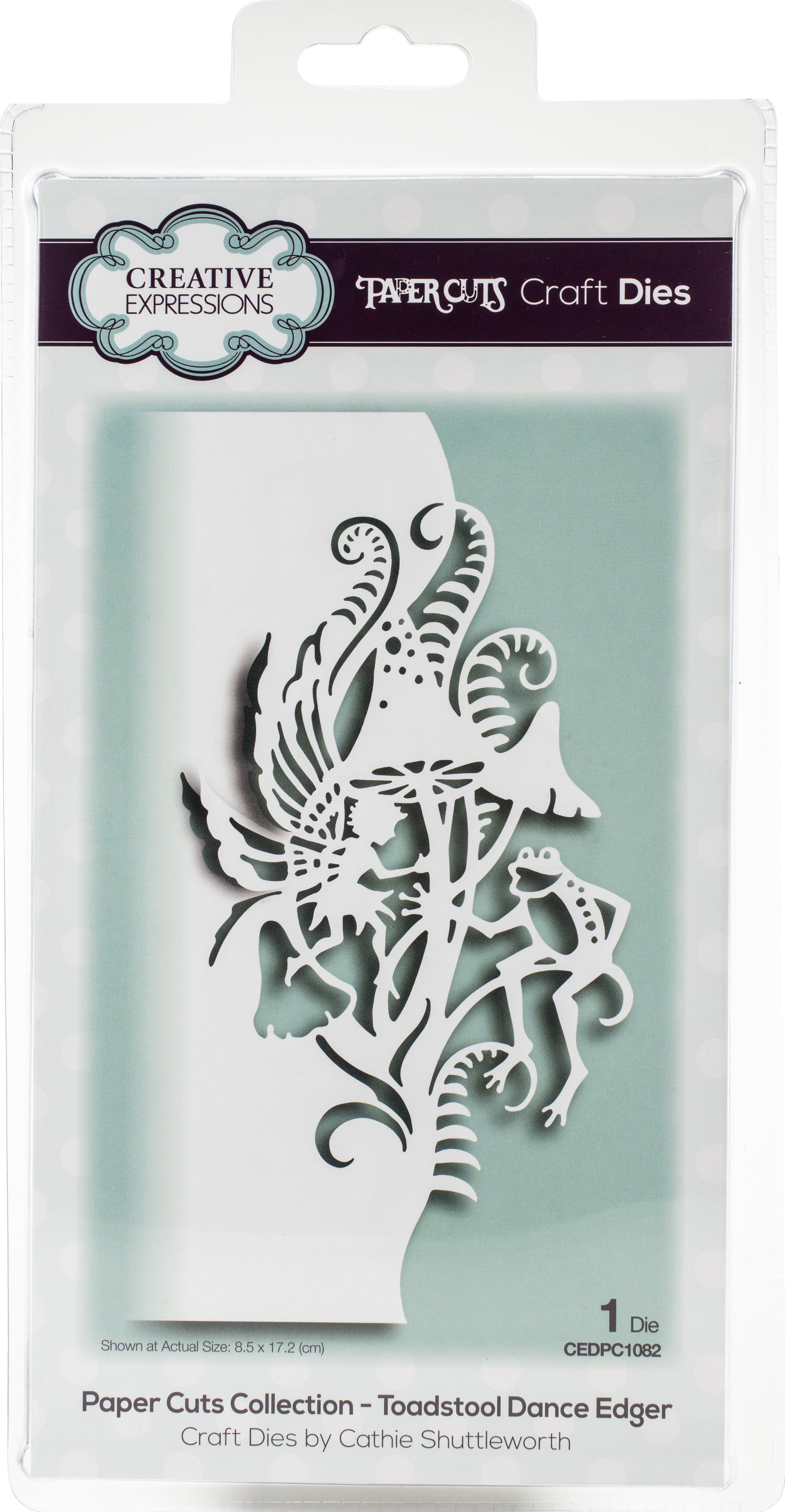 Creative Expressions Paper Cuts Edger Craft Dies-Toadstool Dance ...