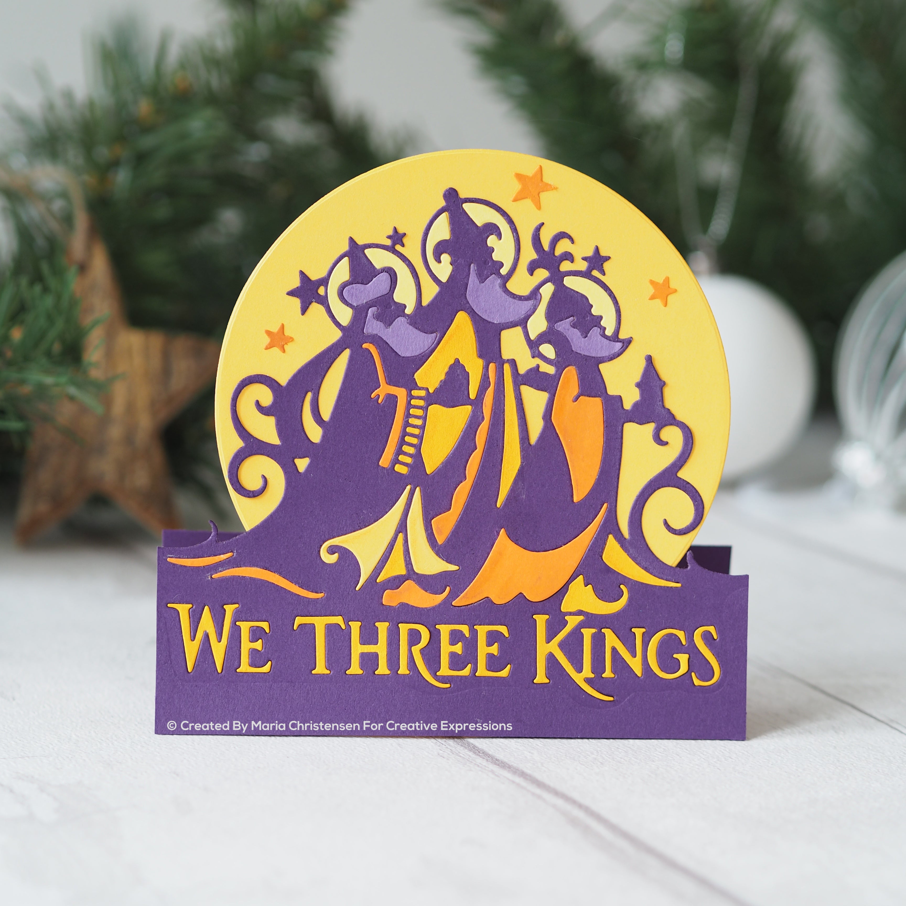 Creative Expressions Paper Cuts Edger We Three Kings Craft Die ...