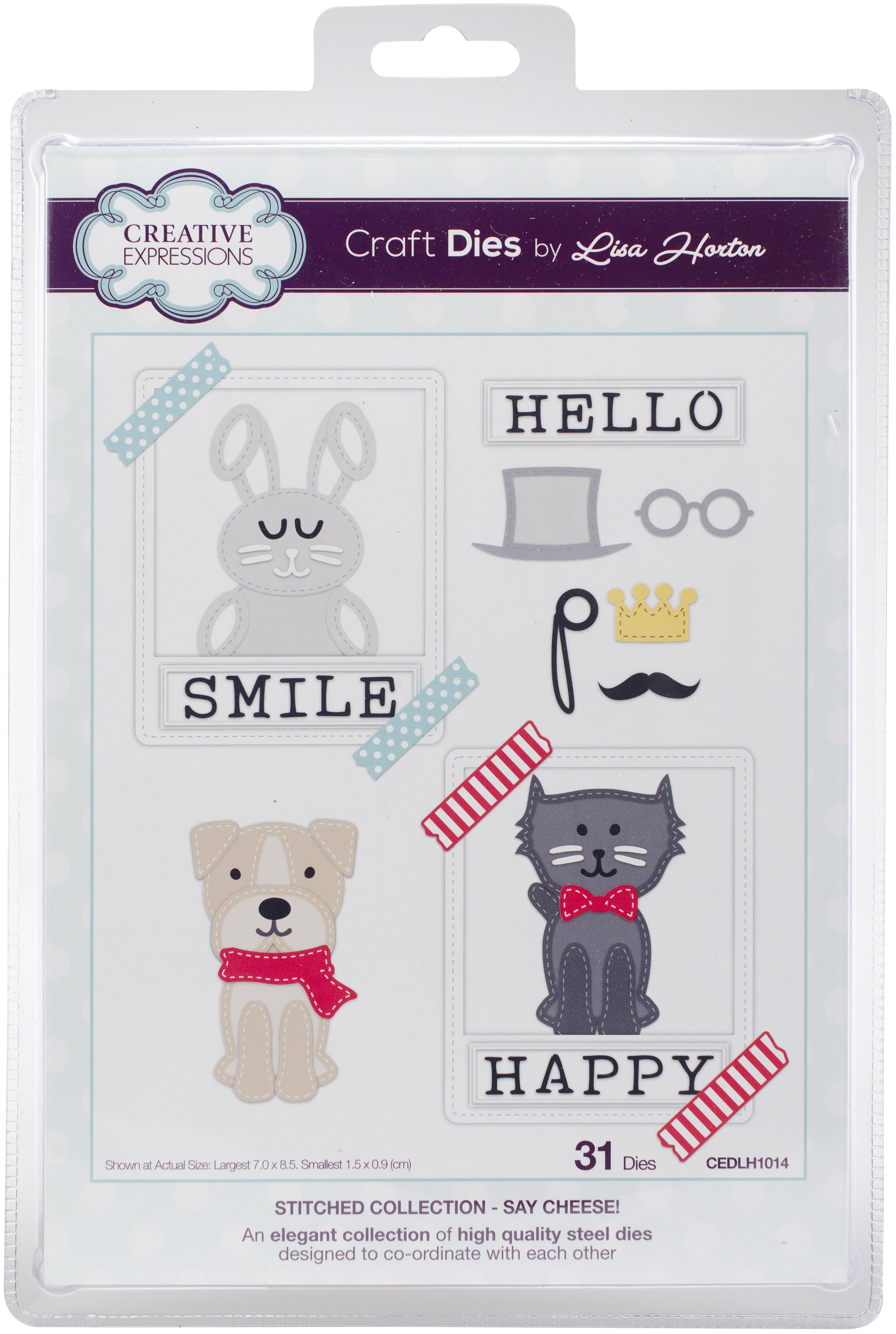 Creative Expressions Stitched Craft Dies By Lisa Horton-Say Cheese ...
