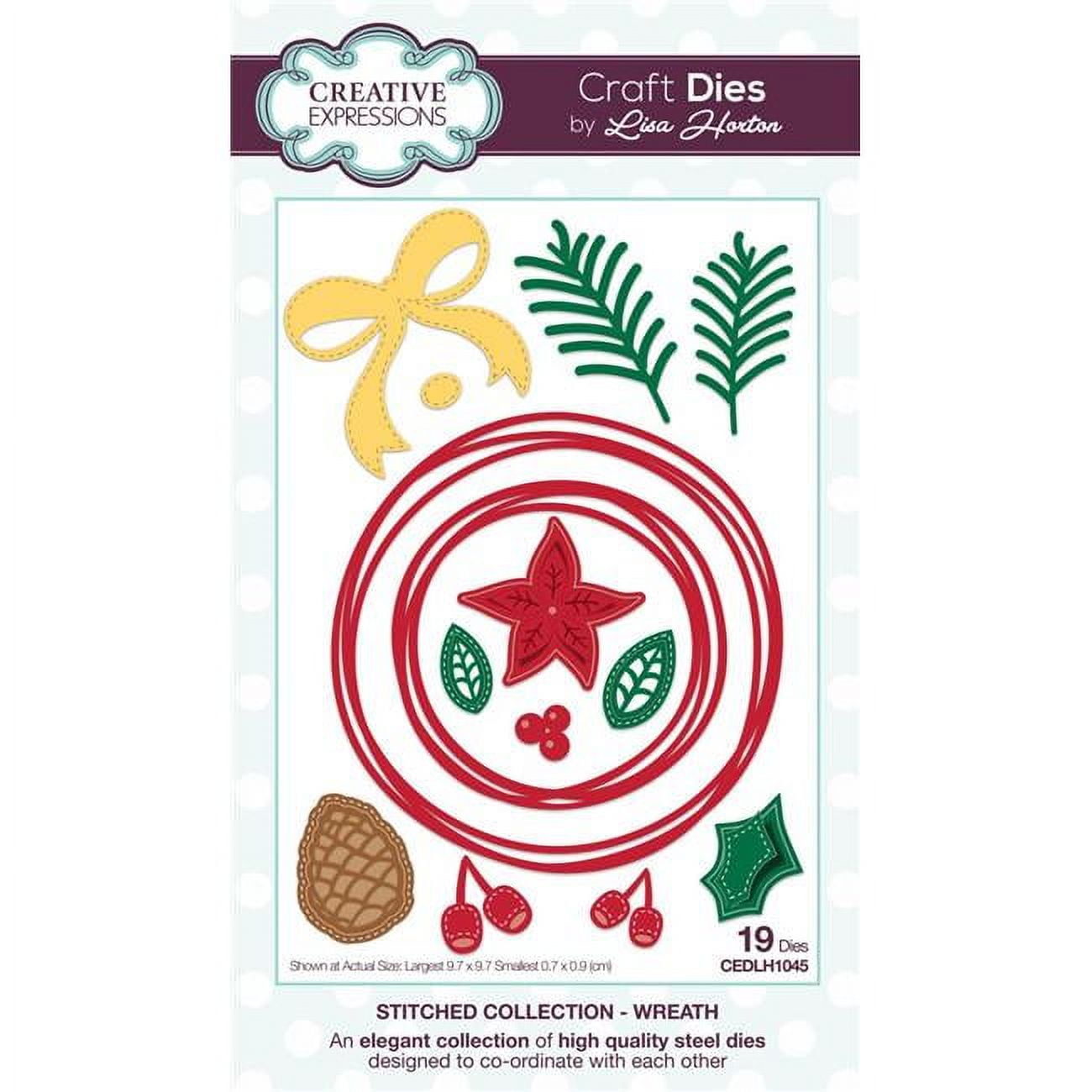 Creative Expressions Stitched Craft Dies By Lisa Horton-Wreath ...
