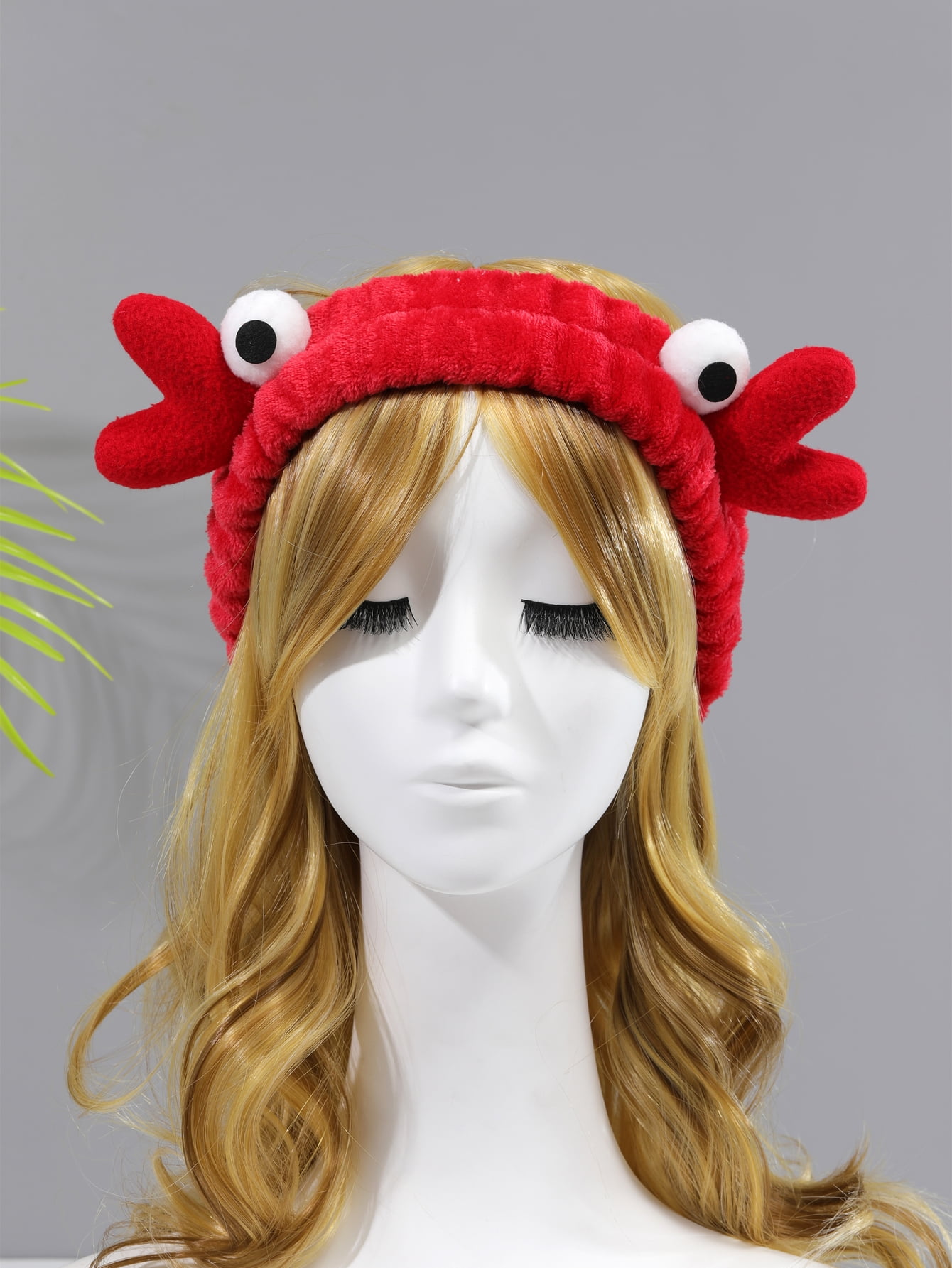 Creative Face Wash Hair Band Cute Cartoon Crab Headband Cute Funny Hair ...