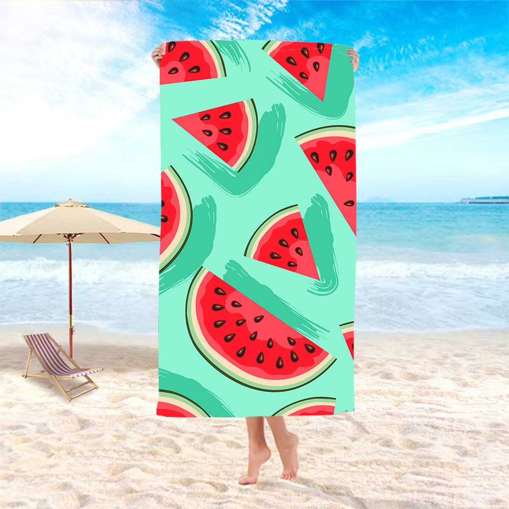Creative Fashion Fruit Series Beach Towel Adult Swimming Printing ...