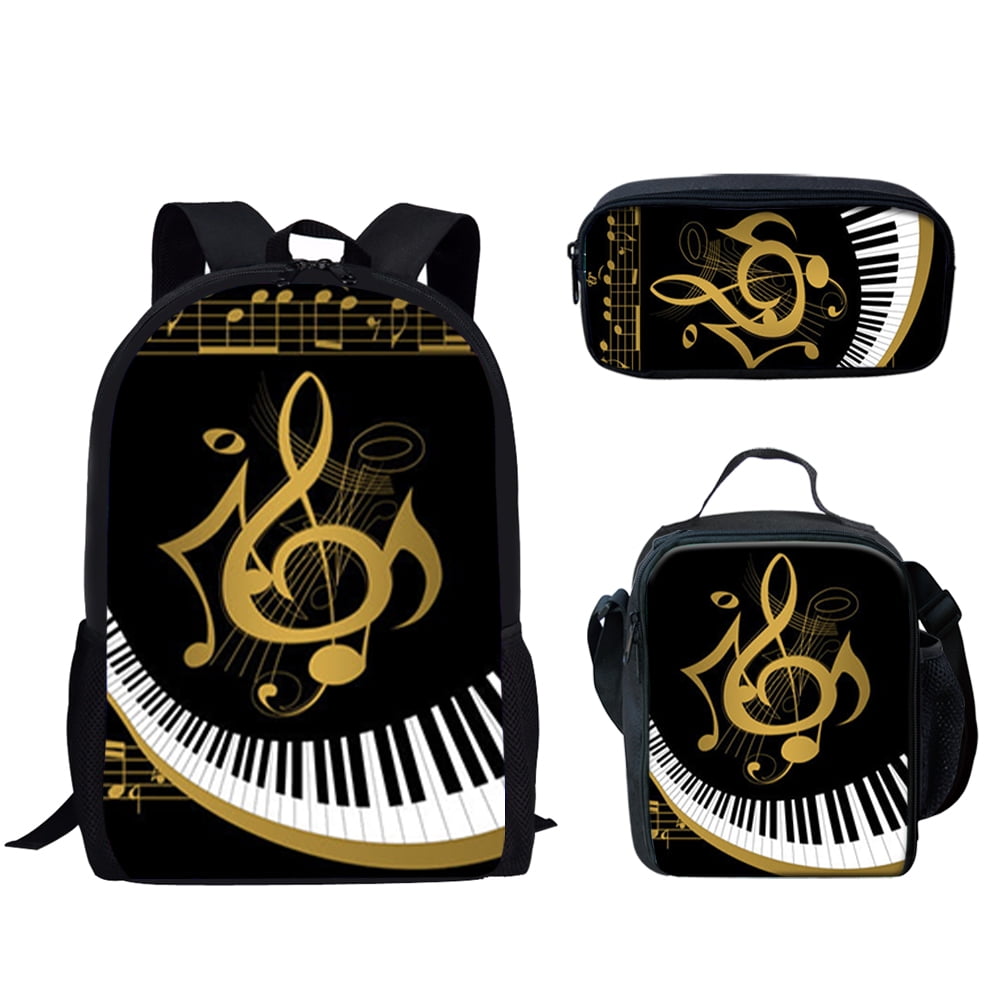 Creative Fashion Piano Keyboard Music Notes 3D Print 3pcs/Set pupil ...