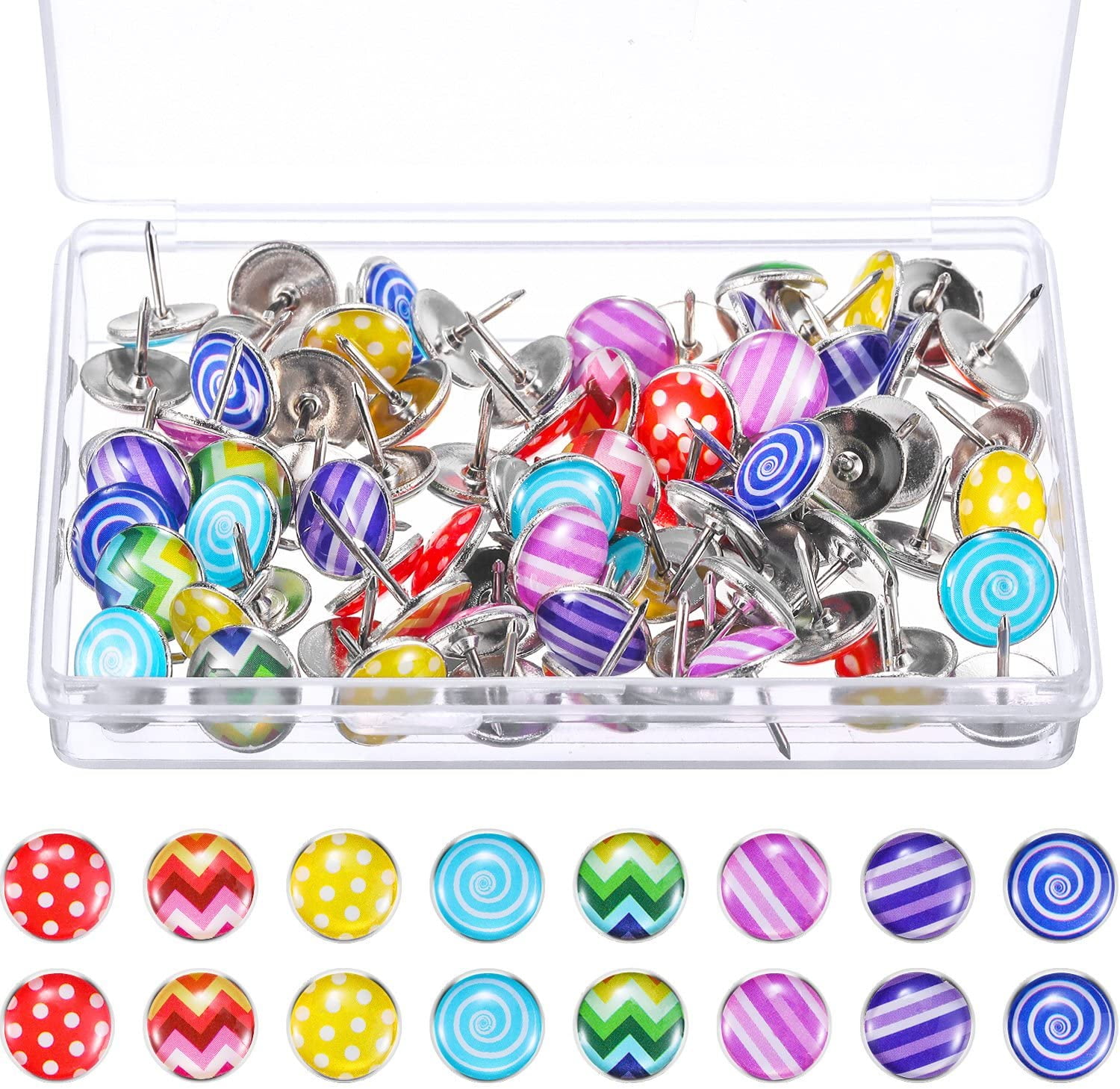 Creative Fashion Push Pins Decorative Thumbtacks for Wall Maps, Photos ...