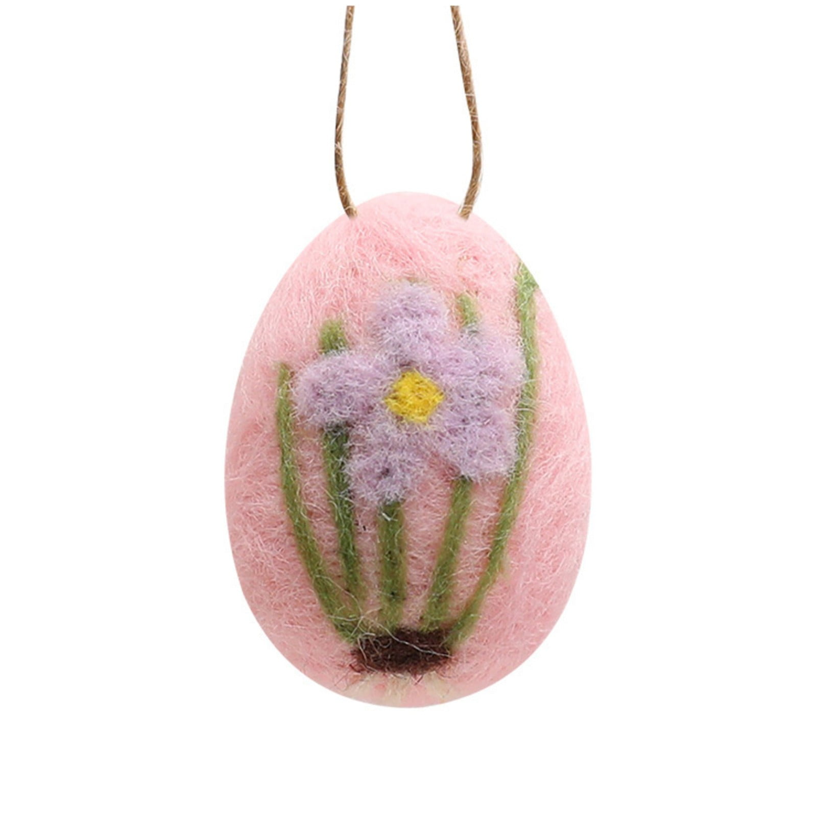 Creative Felted Easter Egg Hanging Ornaments Home Wall Hanging Decor ...