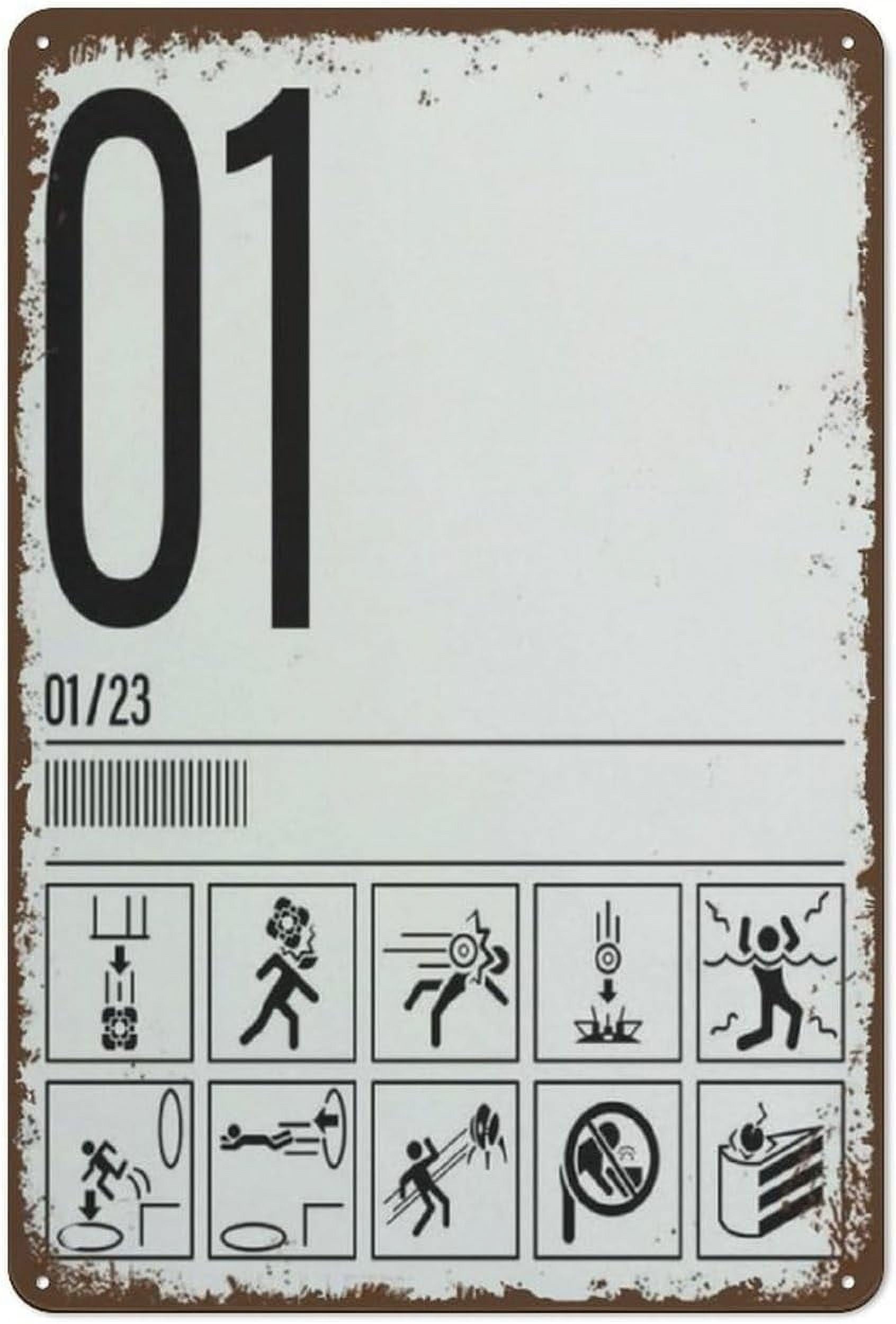 Creative Festival Wall Art Summer Home Decor Tin Sign Portal Test ...