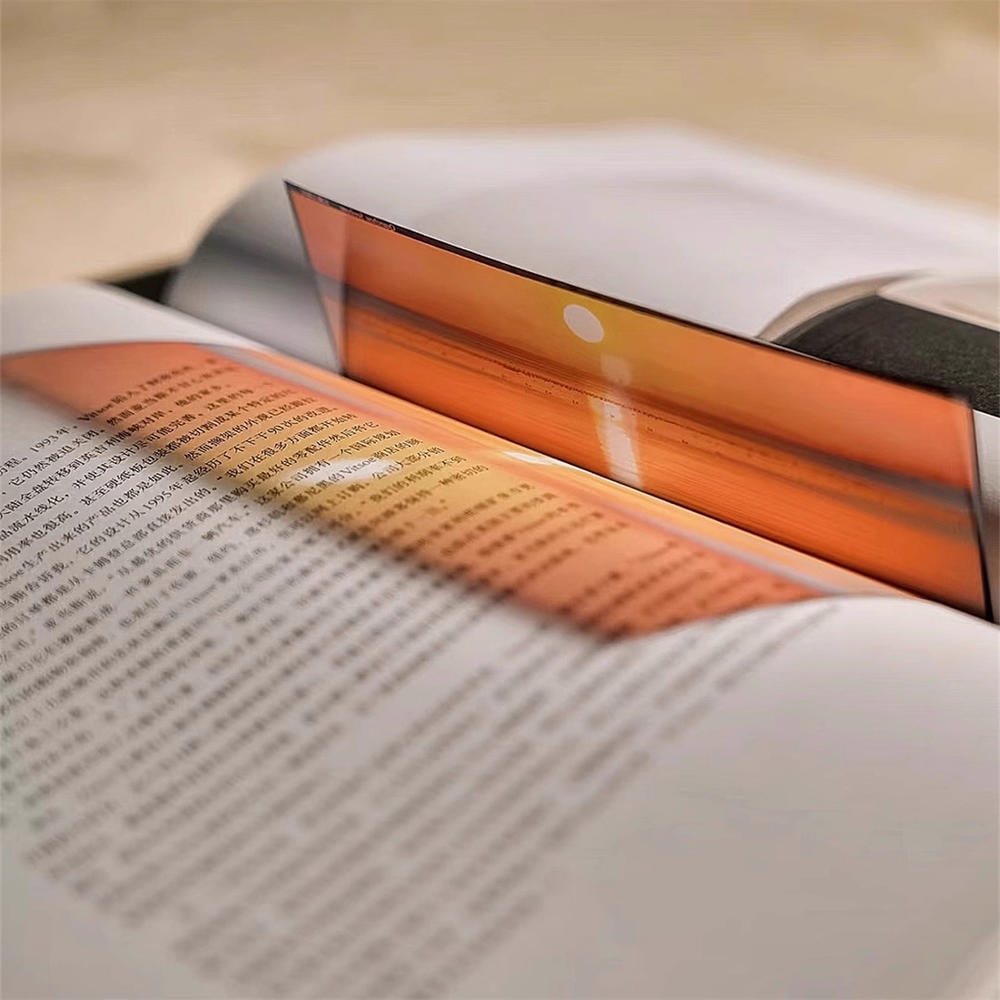 Creative Film Acrylic Bookmark Art Aesthetic Ocean Theme Book Page Clip ...
