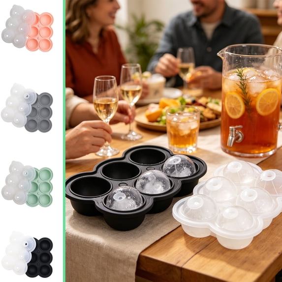 Creative Flower-Shaped Silicone Ice Trays with Easy Release Design and ...