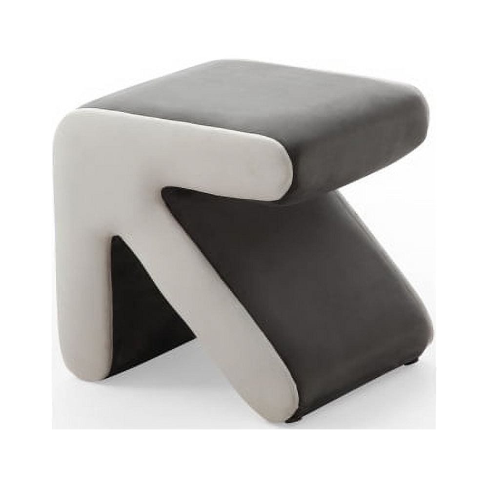 Creative Footstool Modern Velvet Upholstered Sofa Stool Shoe Bench ...