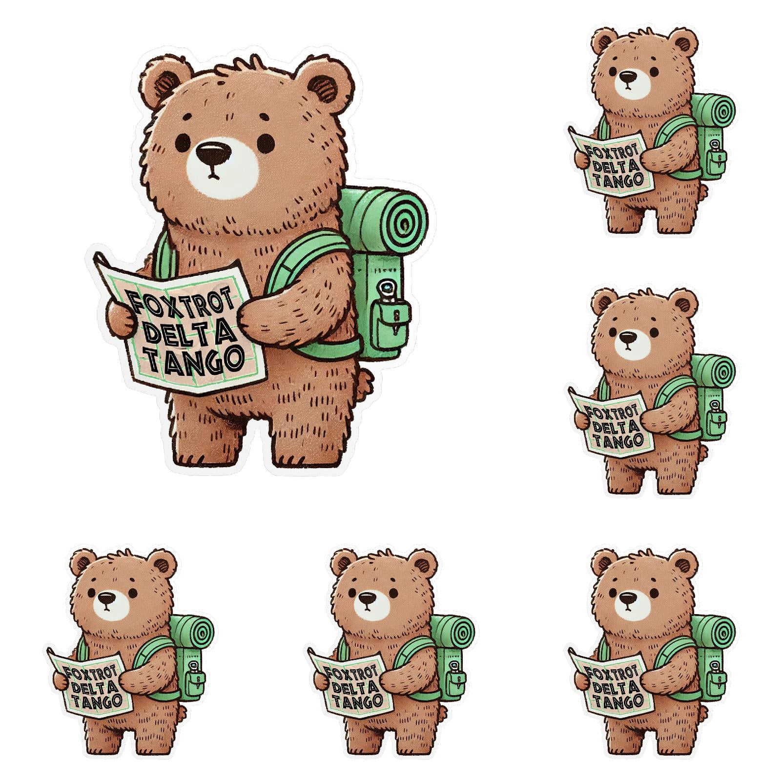 Creative Foxtrot-Delta-Tango Sticker Funny Animal Stickers ProtectOur ...