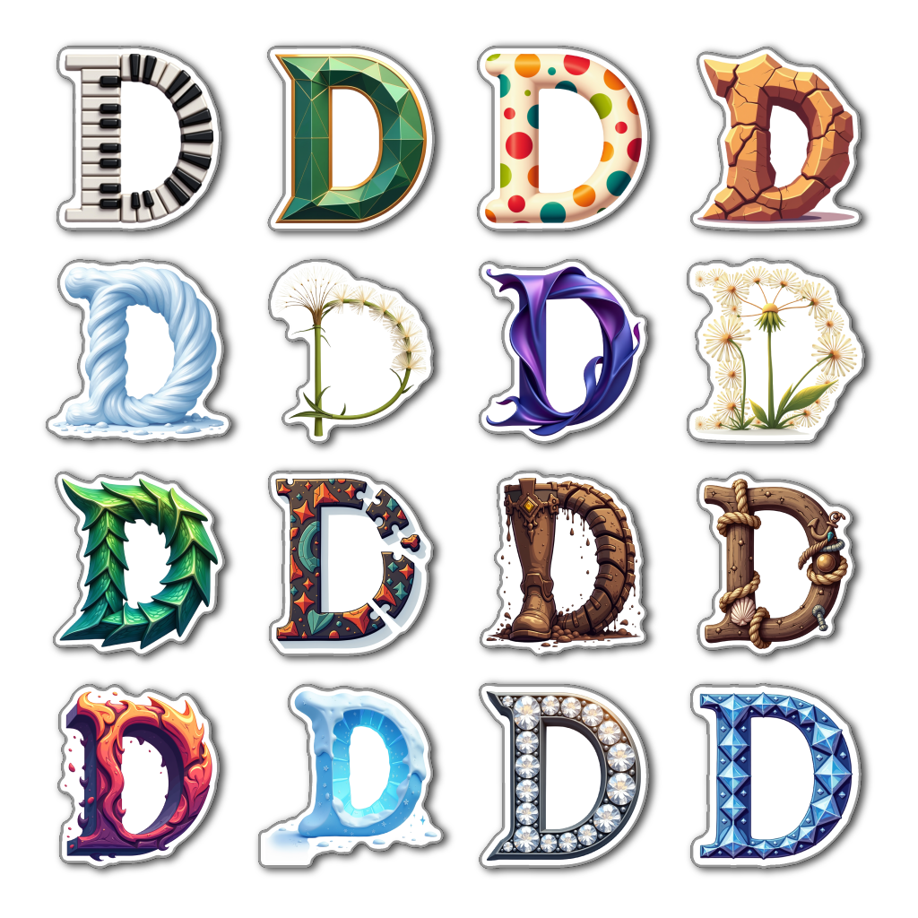 Creative Fridge Magnet Alphabet Refrigerator Magnet Nature Magnetic ...