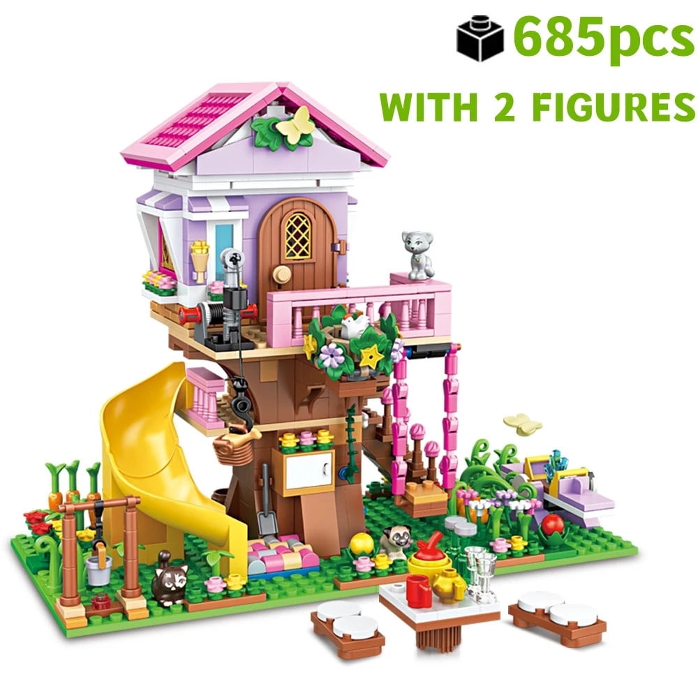 Creative Friends Friendship House Building Blocks Summer Treehouse ...