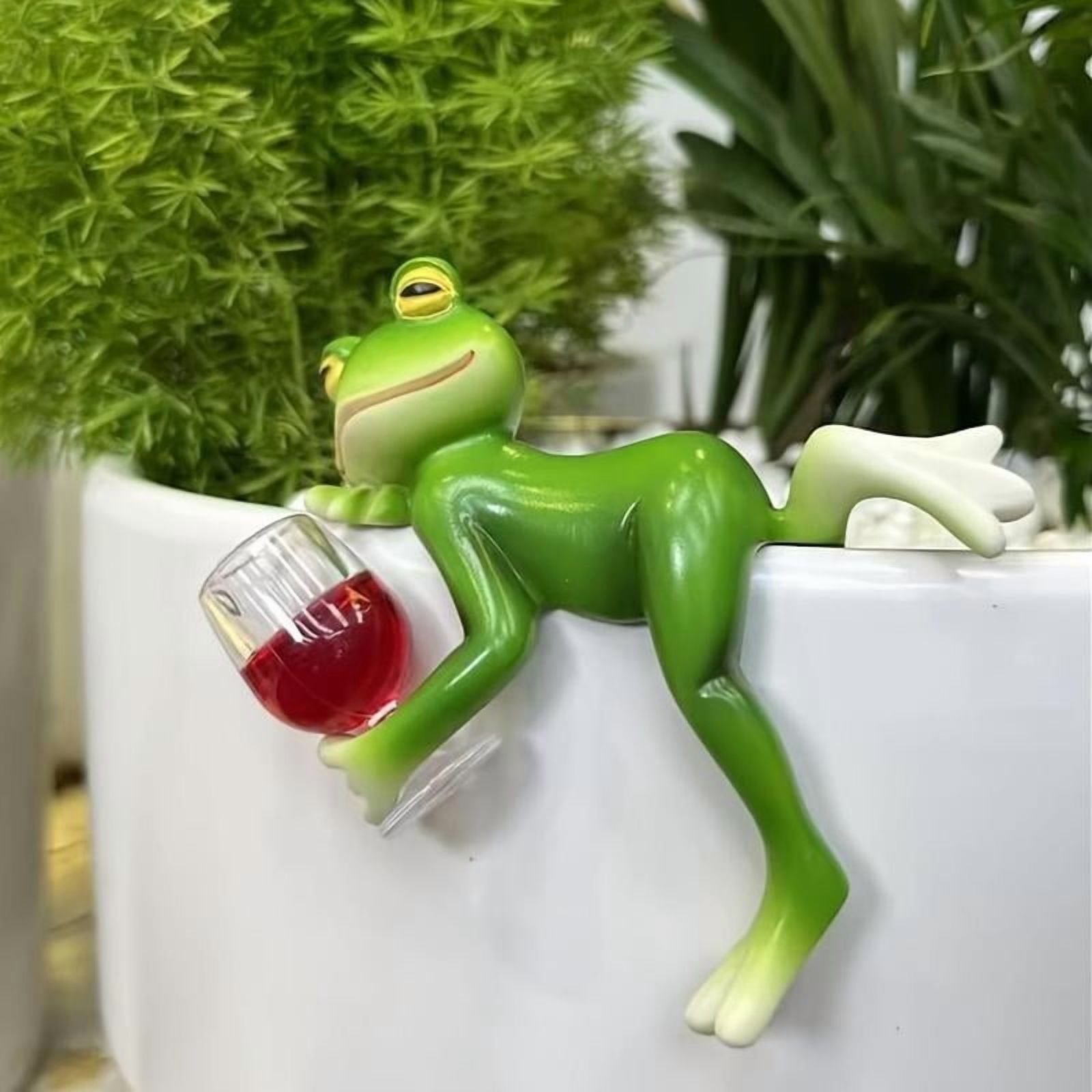 Creative Frog Design Garden Pot, Cute Frog Design Garden Planter ...
