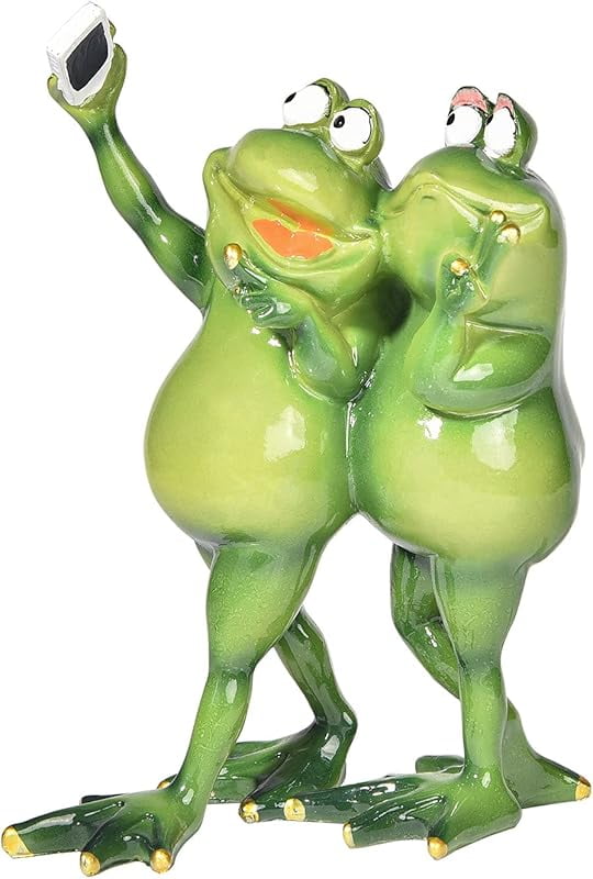 Creative Frog Figurines Collectibles Frog Statues, Miniature Frog ...