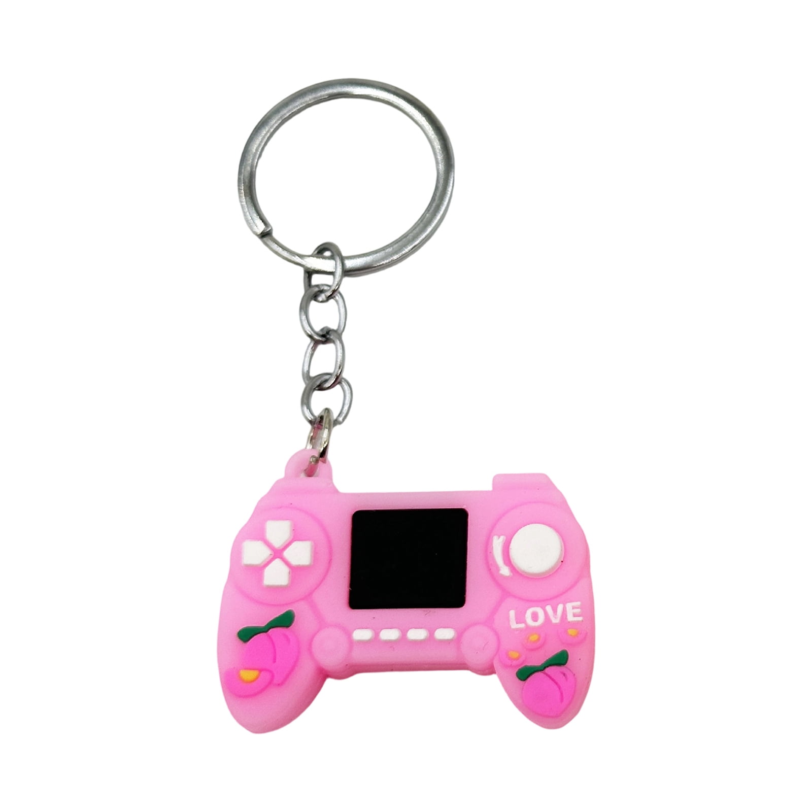 Creative Fruit Game Controller Keychain Fun PVC Gamepad Keyring ...