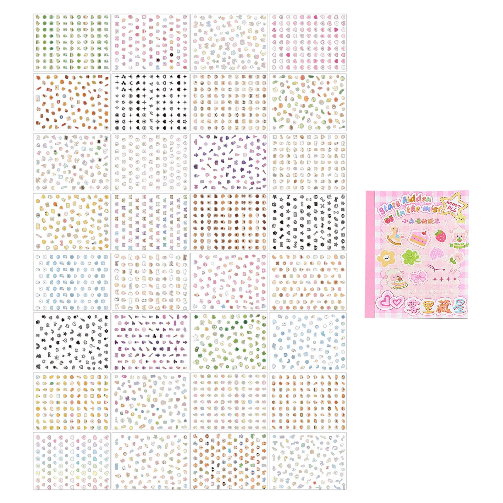 Creative Fun Sticker Book Featuring Tiny Cut Outs to Imagination ...