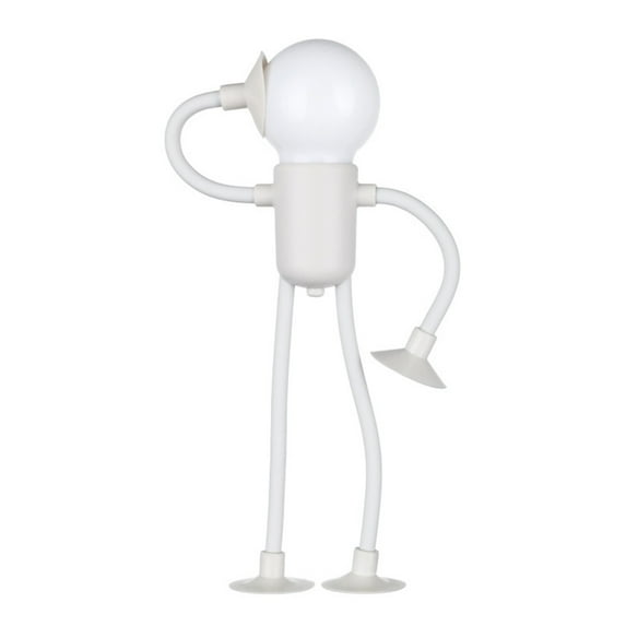 Creative Funny Bulb Man Night Light Innovative Suction Cup Design ...