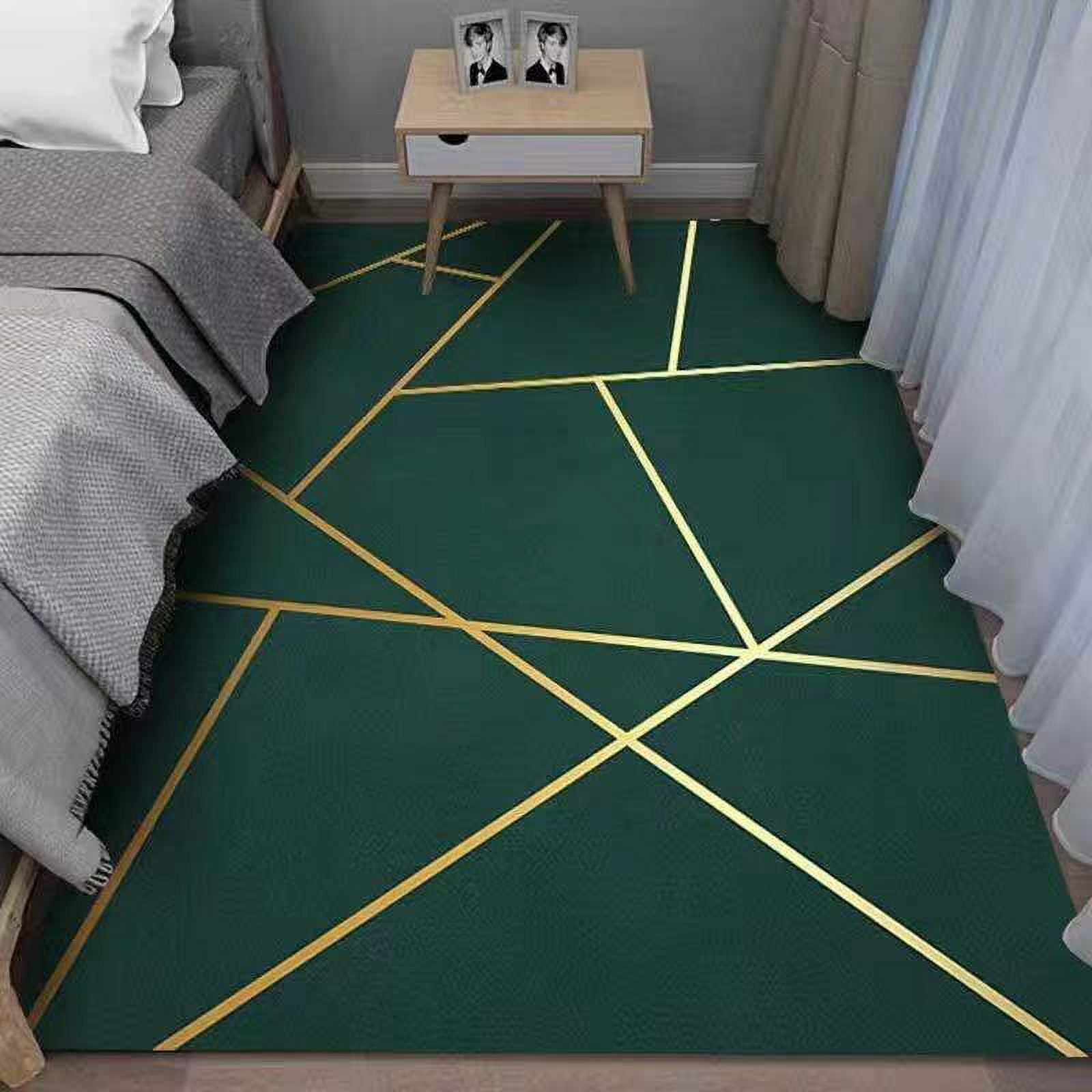 Soft Flannel Nordic Parlor Carpet Galaxy Space 3D Printing Area Rugs ...