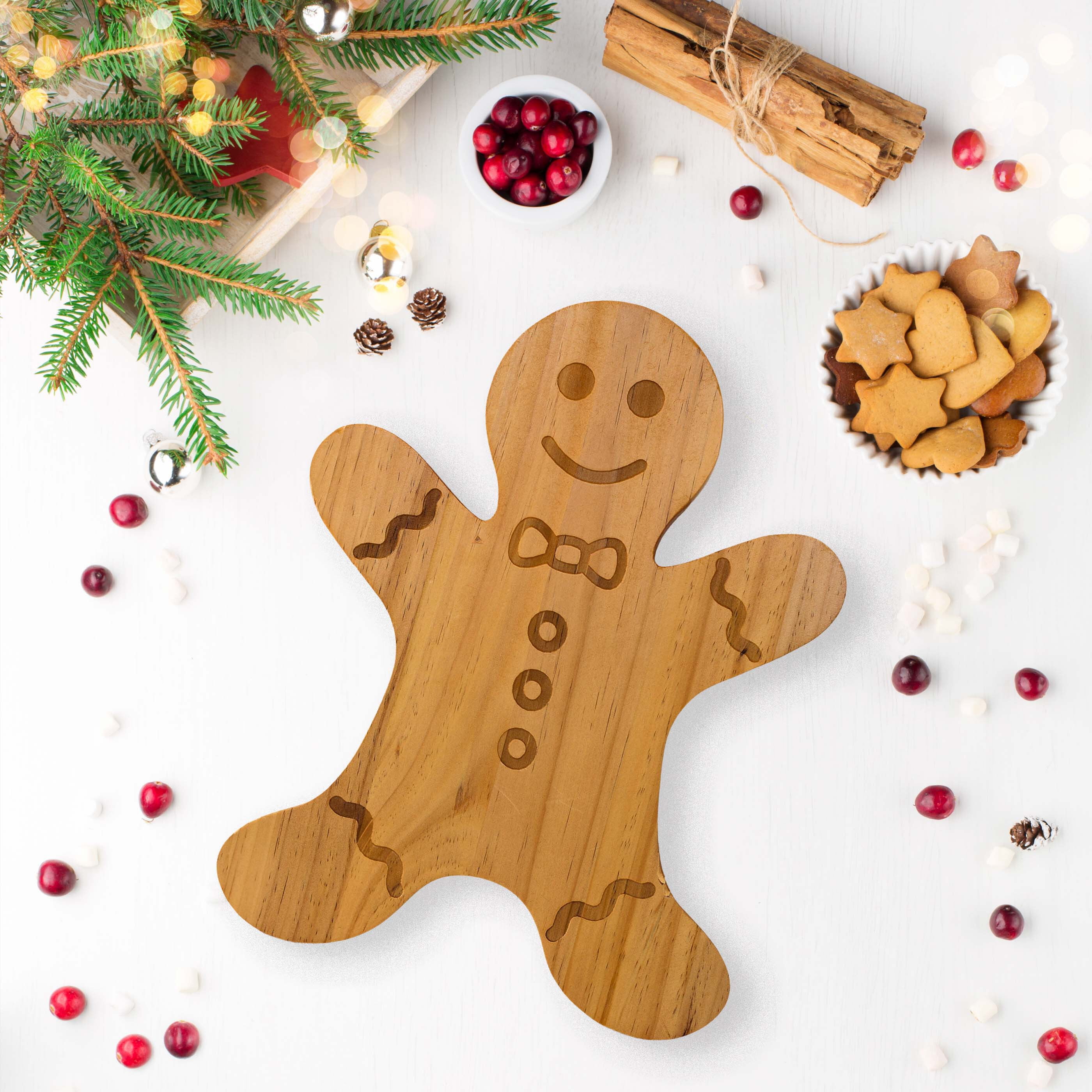 GINGERBREAD MAN WOOD BOARD, 15" x 11.5" - Walmart.com