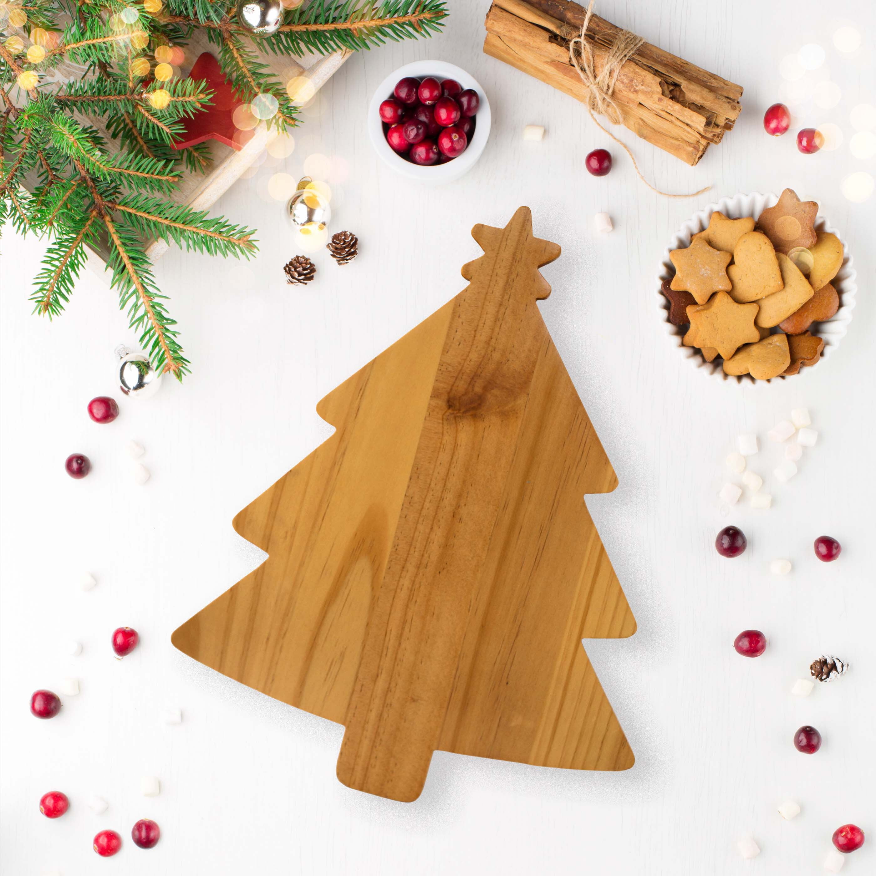 Holiday Tree Wood Board, 16" x 12.75" - Walmart.com