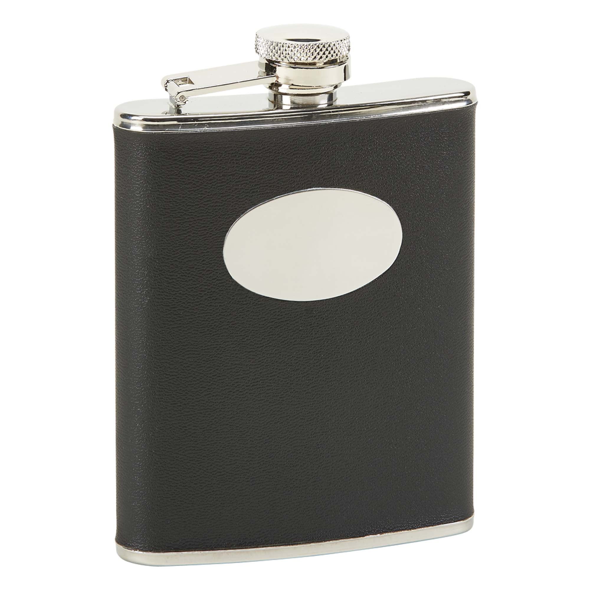 Creative Gifts International 6 oz Stainless Steel Flask with Engraving ...