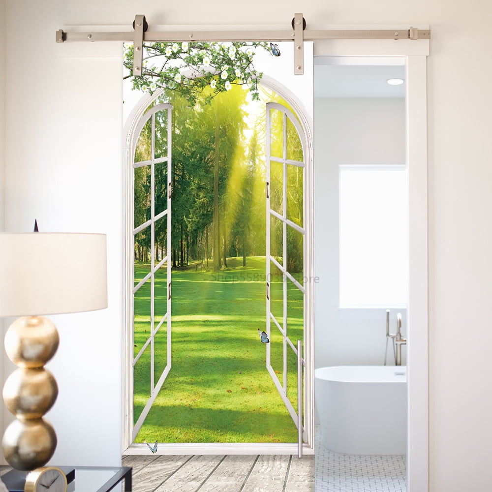 Creative Girl Finger Sticker For Home Door Bedroom Bathroom Decoration ...