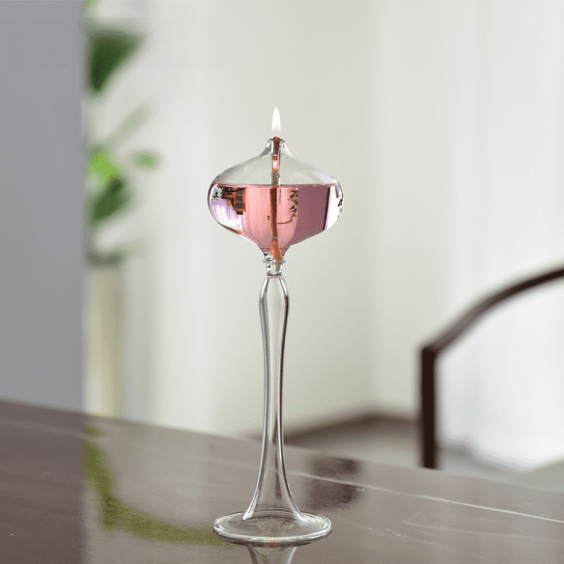 Creative Glass Oil Lamp Candlestick Ornaments Style Romantic Simple ...