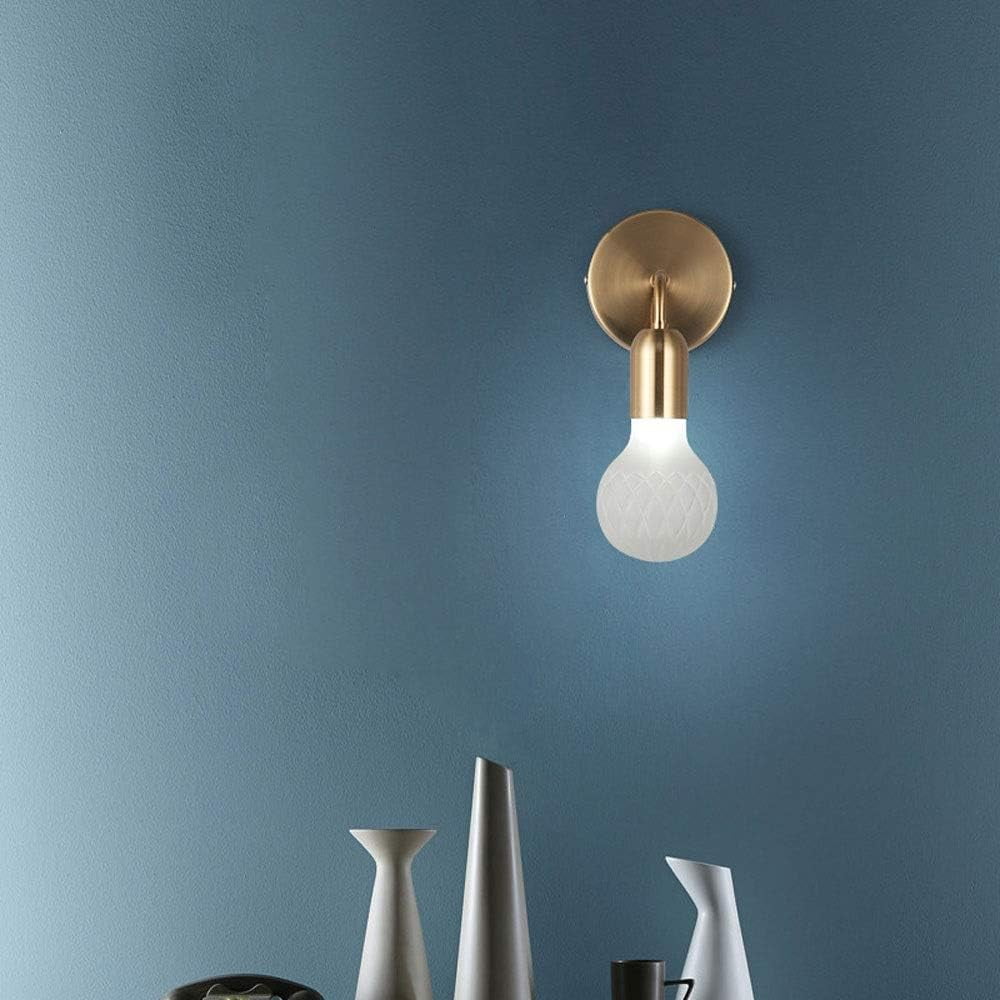 Creative Glass Wall Sconce Lights Minimalist Metal Lighting Fitting ...