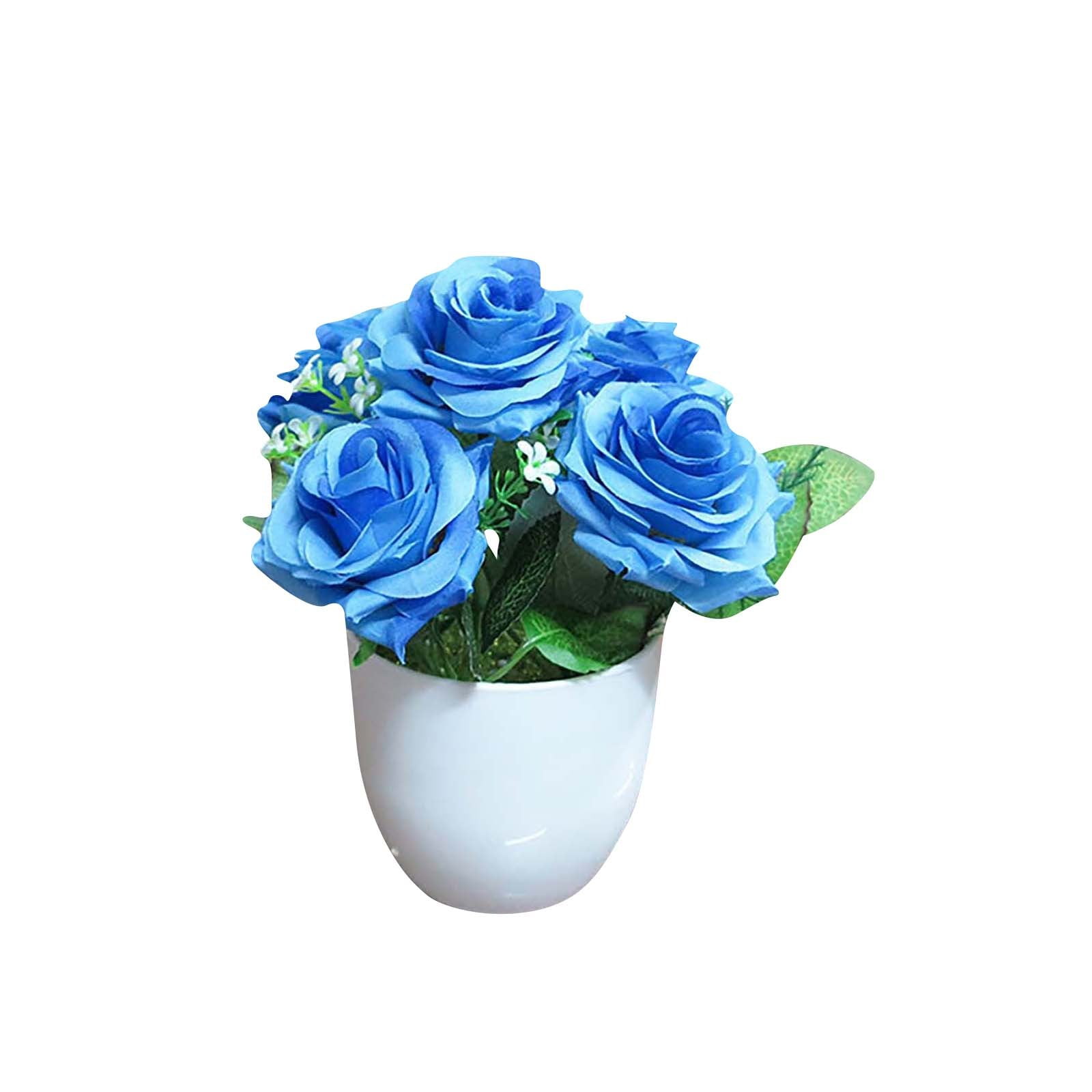 Creative Green Artificial Plant Tree Bonsai Fake Plant in Pot, Natural ...