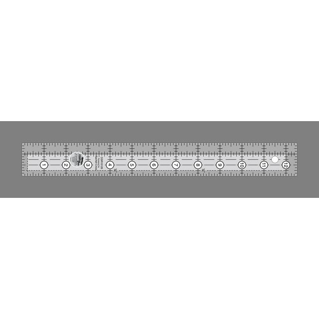 Creative Grids 1 1/2" x 12 1/2" Rectangle Ruler - Walmart.com