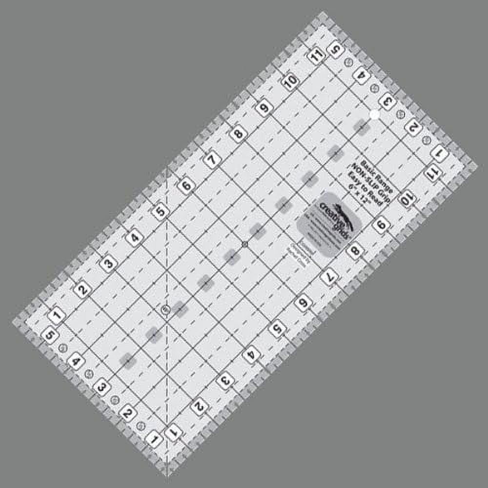 Creative Grids Basic Range 6in x 12in Rectangle Quilt Ruler - CGRBR5 ...