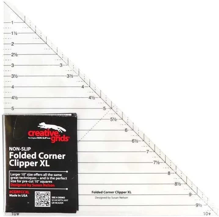 Creative Grids Quilt Ruler Folded Corner Clipper Tool XL - Walmart.com