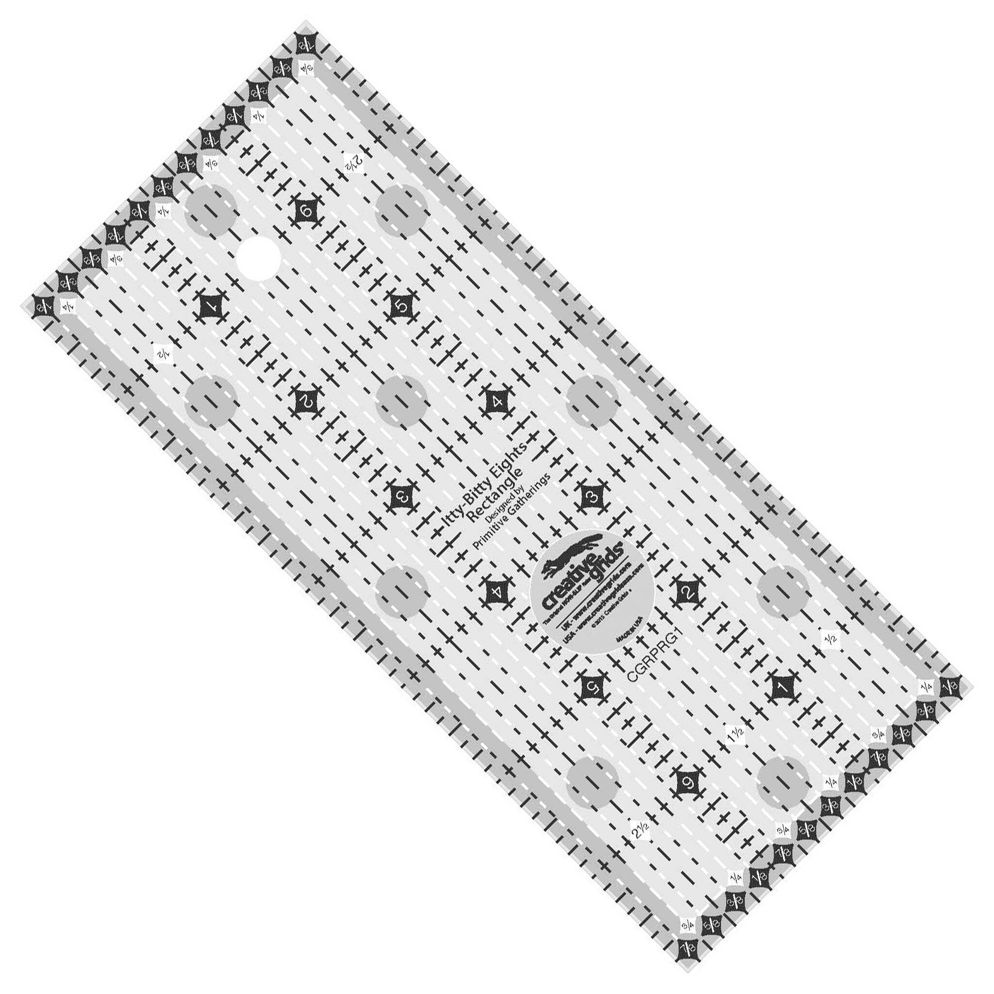Creative Grids Itty Bitty Eights Rectangle Quilt Ruler – 3in x 7in ...