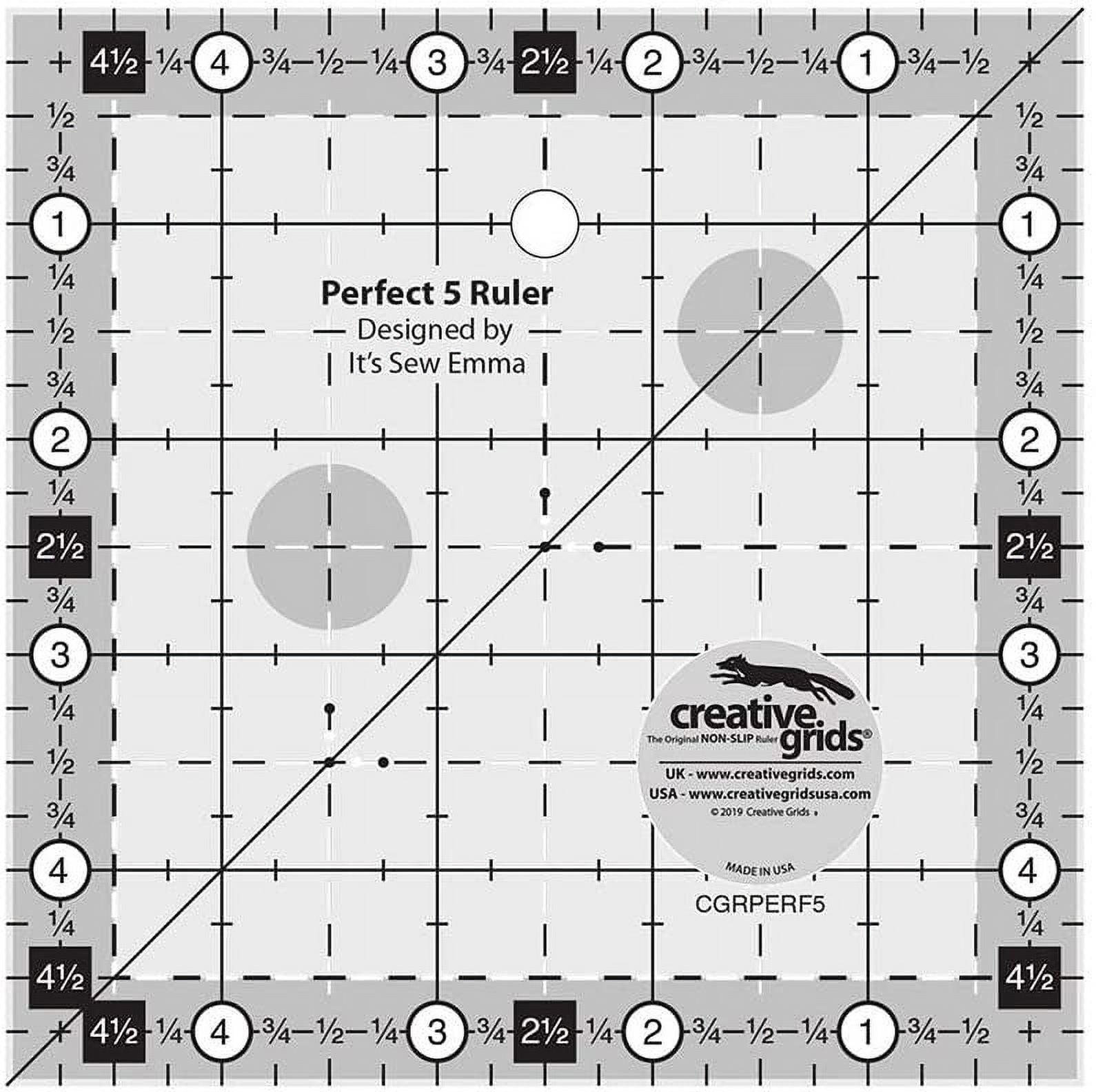 Creative Grids Perfect 5 Ruler - Walmart.com