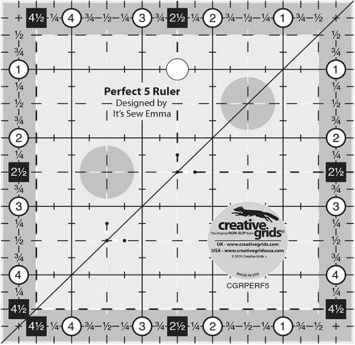Creative Grids Perfect 5 Ruler - Walmart.com